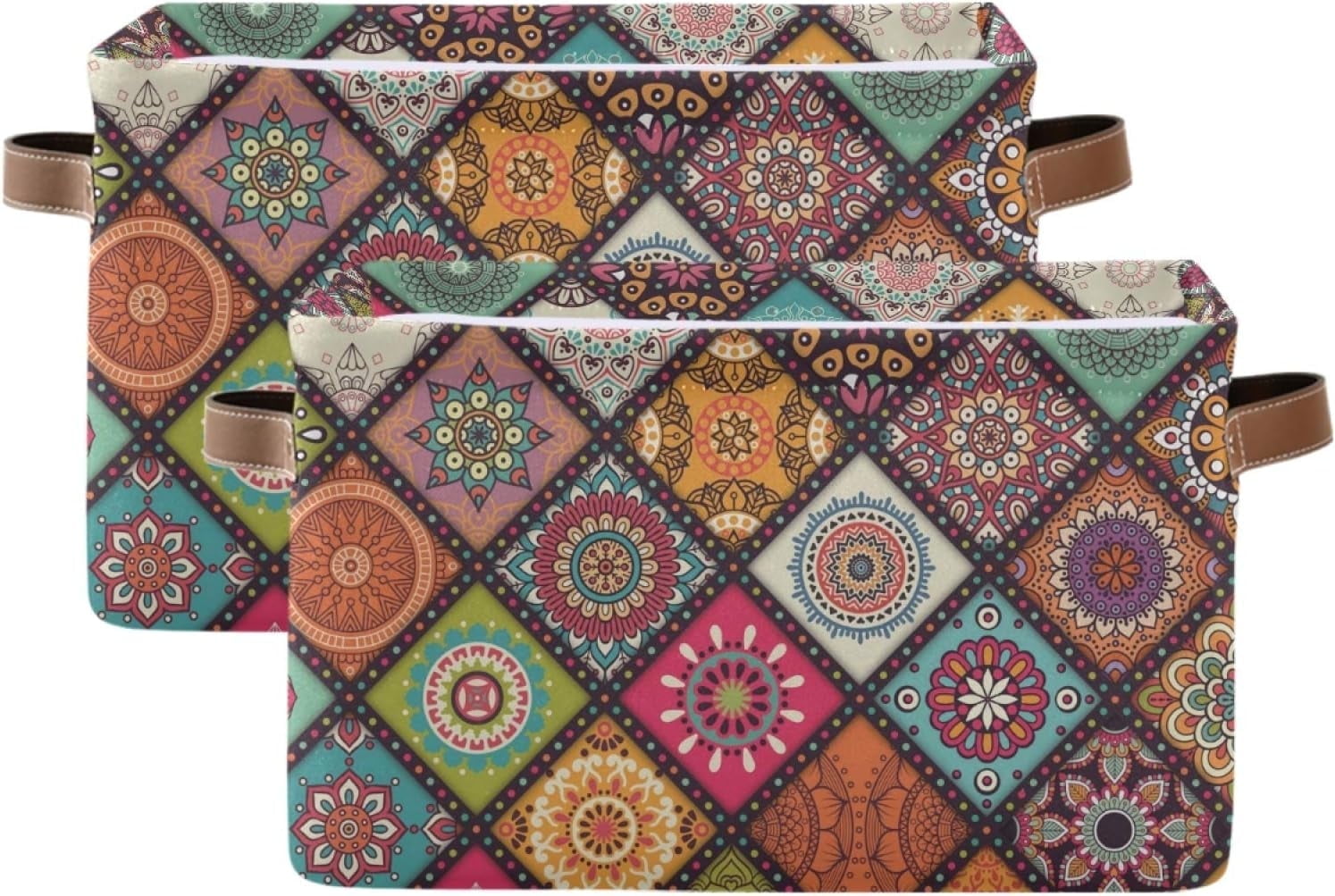 Coolnut Ancient Art Foldable Storage Cubes Laundry Basket for Kids Toy ...