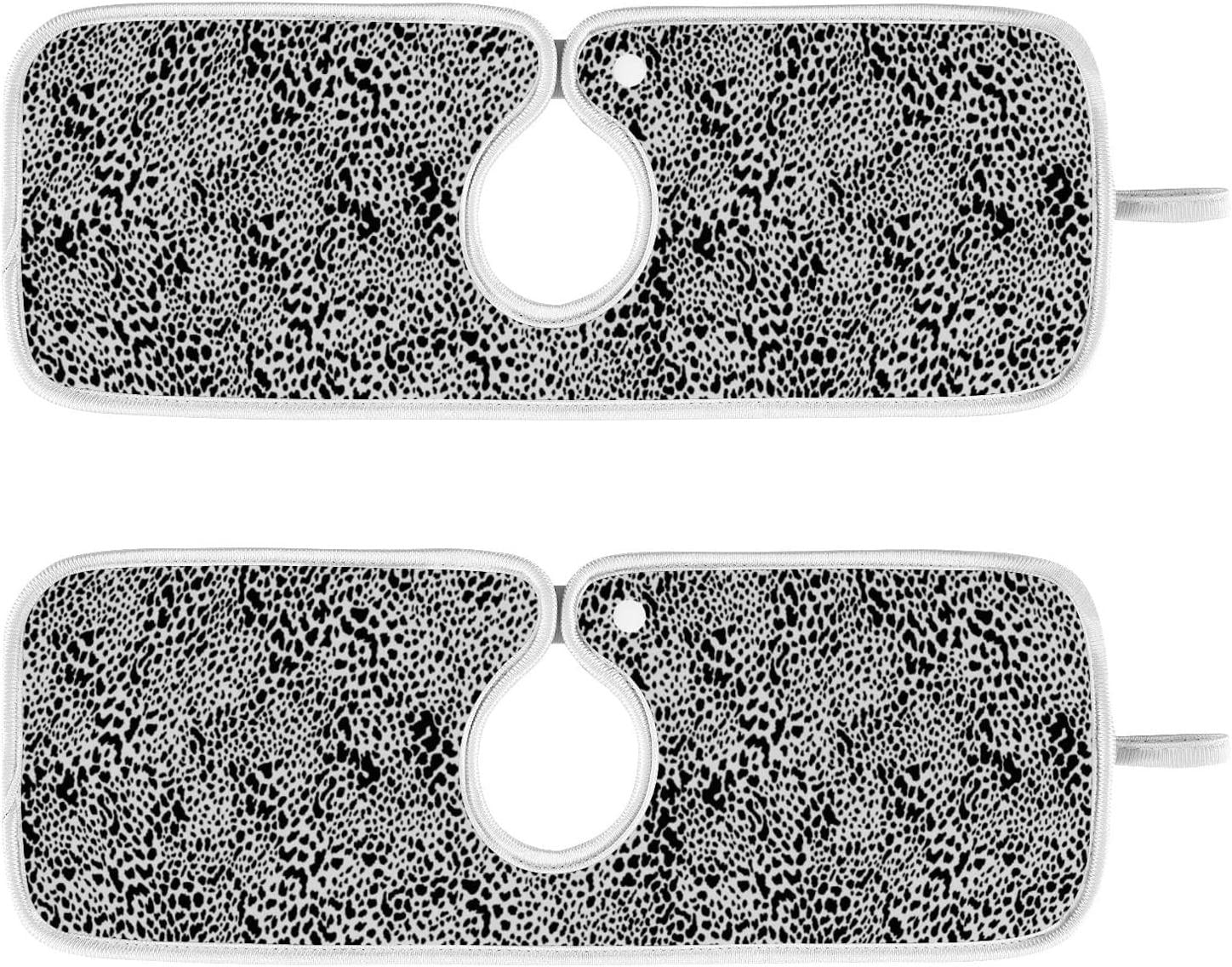 Coolnut Animal Print 2PCS Faucet Absorbent Mat Kitchen Faucet Sink ...