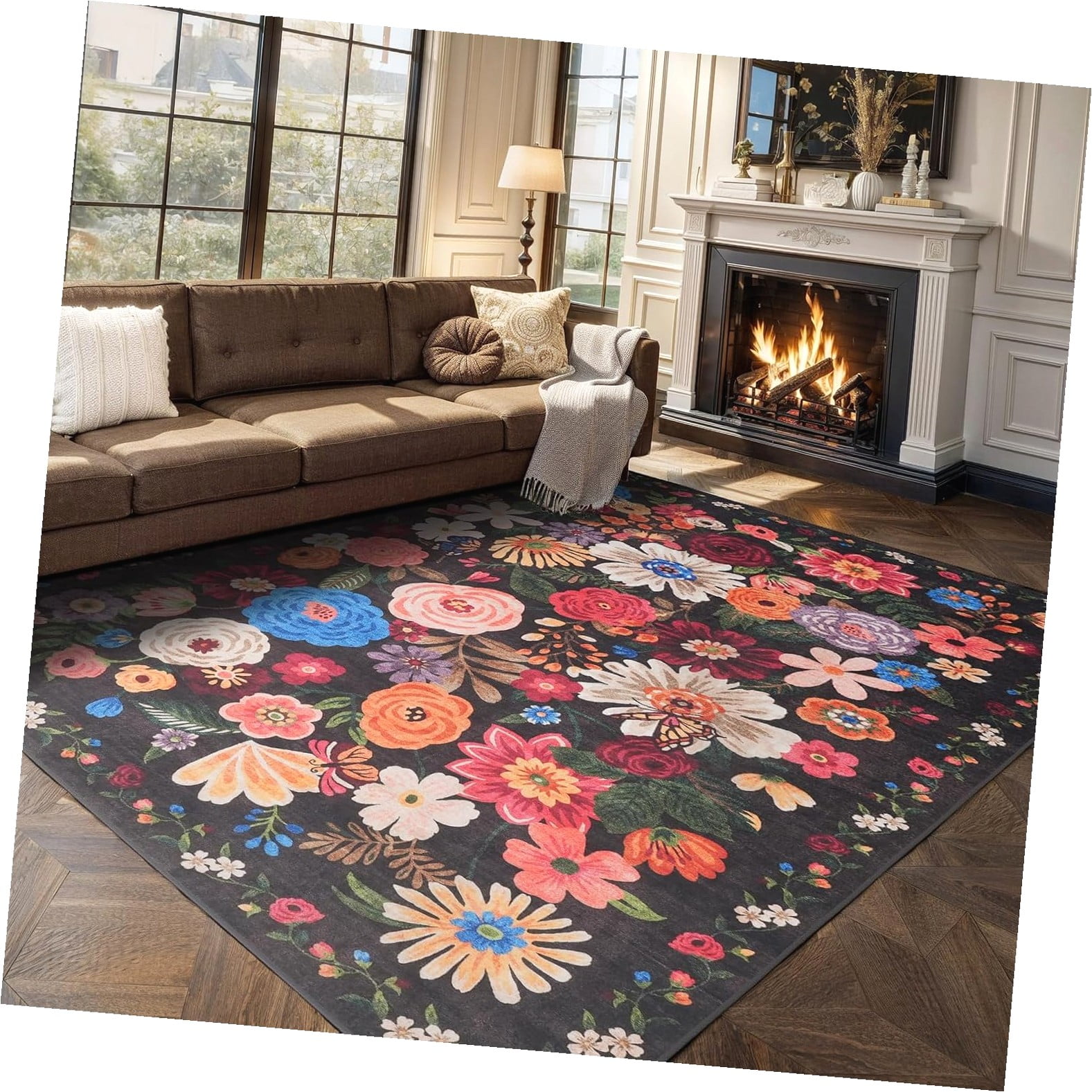 Coolnut Area Rugs 24x17 Inch Decor Entry Rug, Small Door Mat Mats for ...