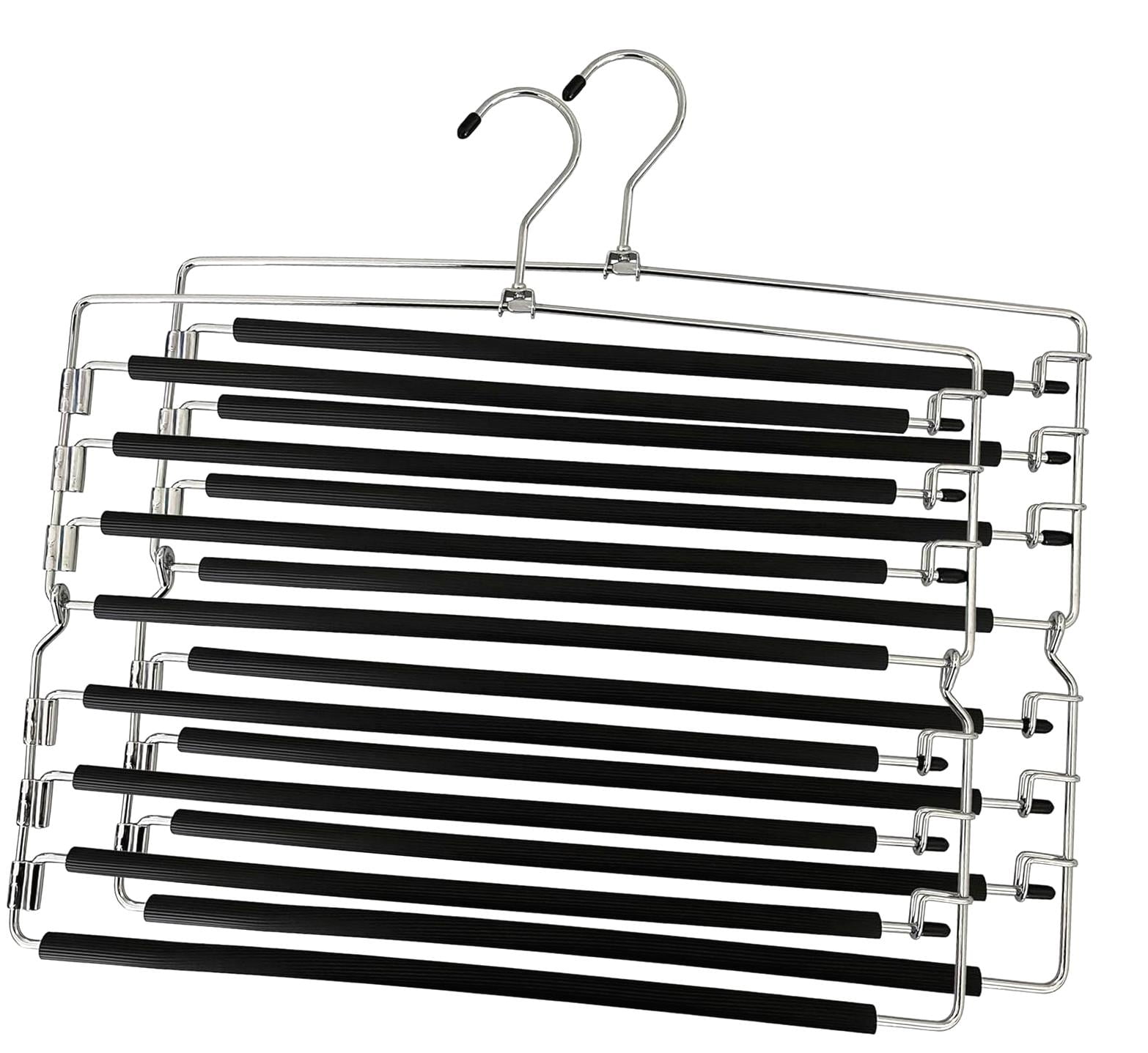 Coolnut Arm Pants Hanger-8 Tier, Multi Tier Swing Hanger with Foam ...