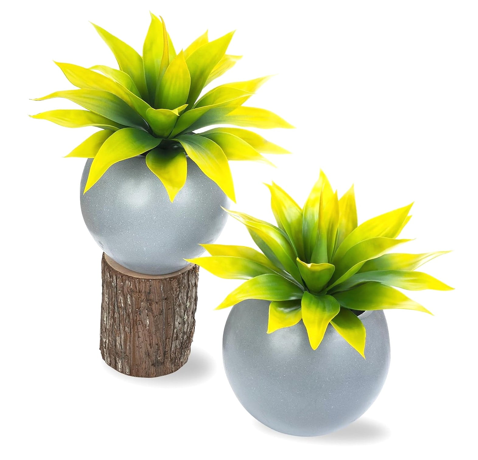 Coolnut Artificial Agave Faux Agave Fake Greenery Artificial Plant Fake ...