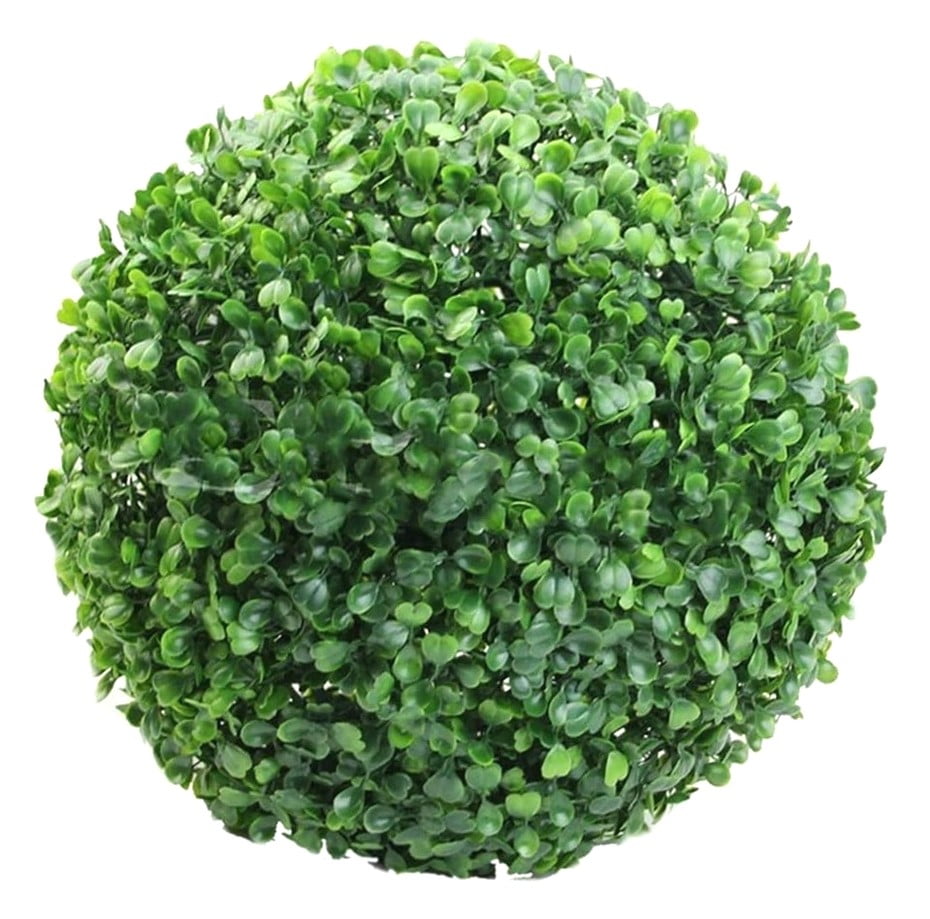 Coolnut Artificial Boxwood Topiary , Plastic Plant Round Plastic Plant ...