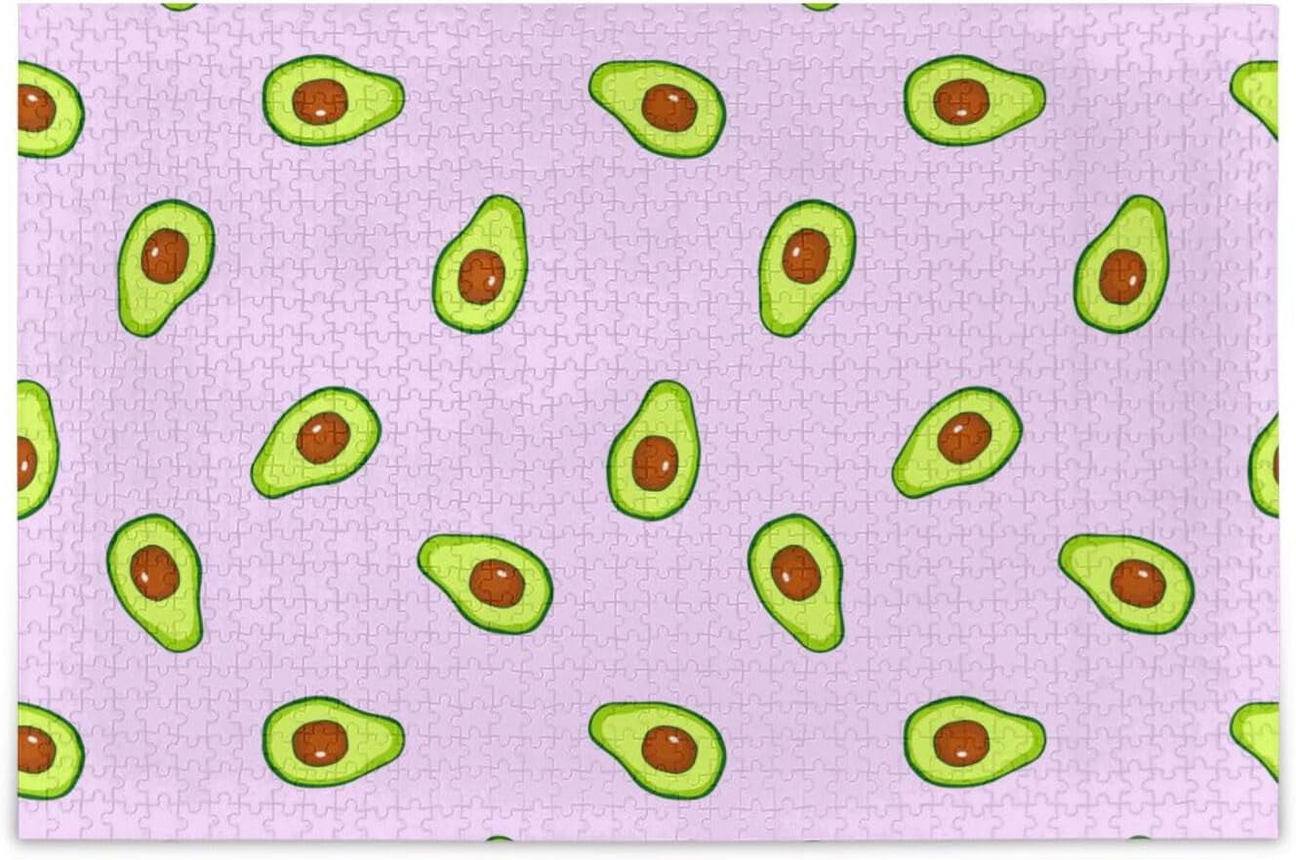 Coolnut Avocado Jigsaw Puzzle for Adults Teens Kids, 500 Pieces Wooden ...