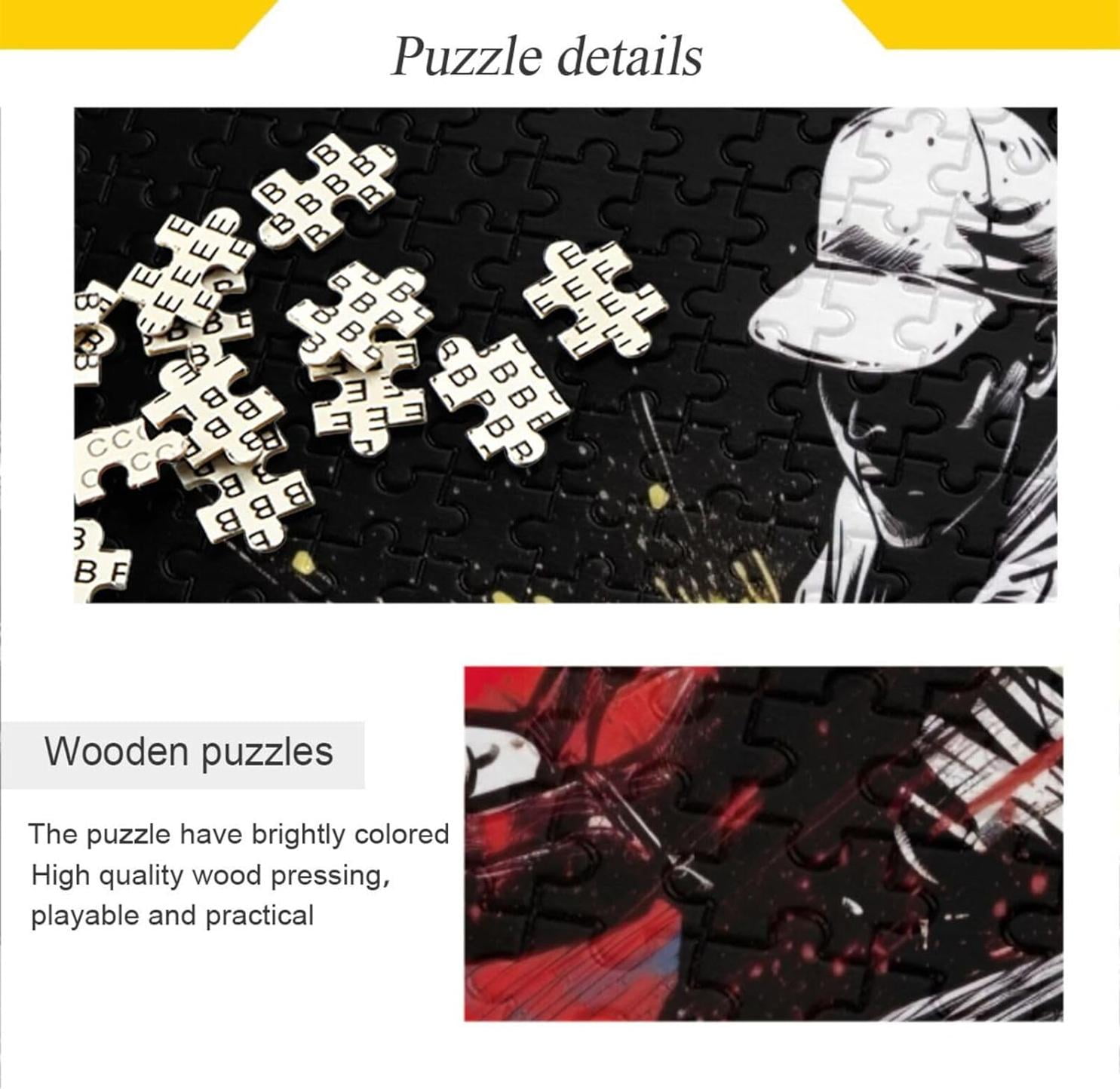 Coolnut Baseball Player Puzzles for Adults and Kids 1000 Pieces, Wooden ...