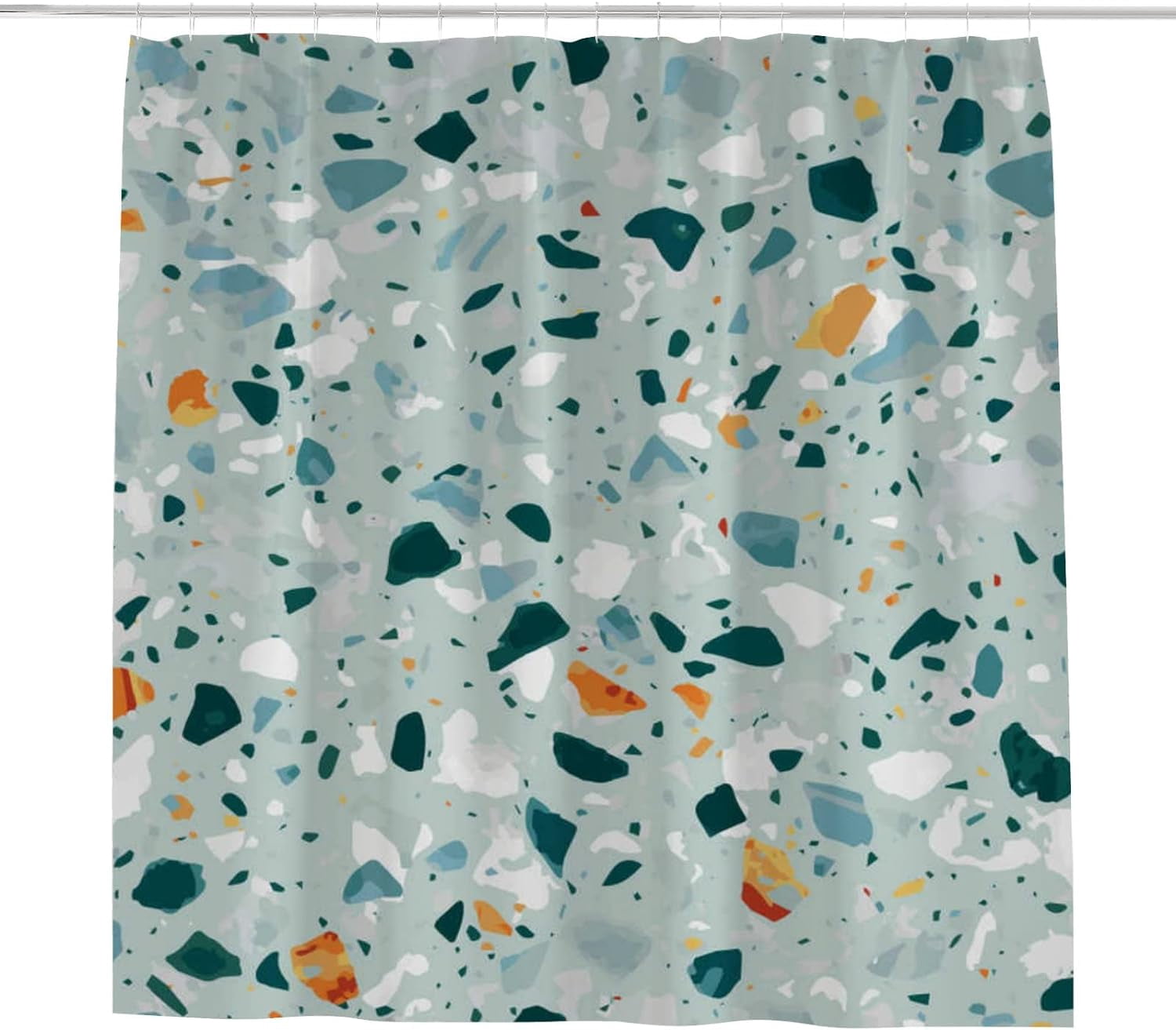 Coolnut Bath Shower Curtain Liners Marble with Splashes 66x72in ...