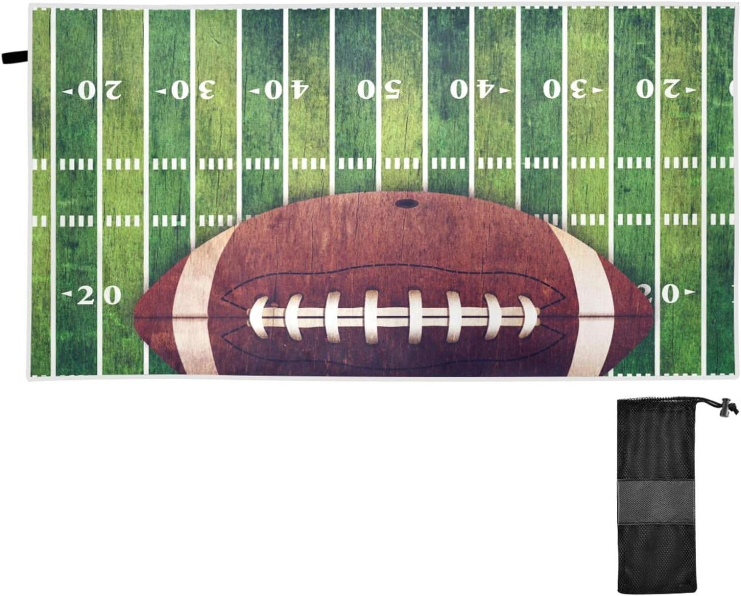 Coolnut Beach Towels Retro Football Soccer Camping Towels Sport Ball ...