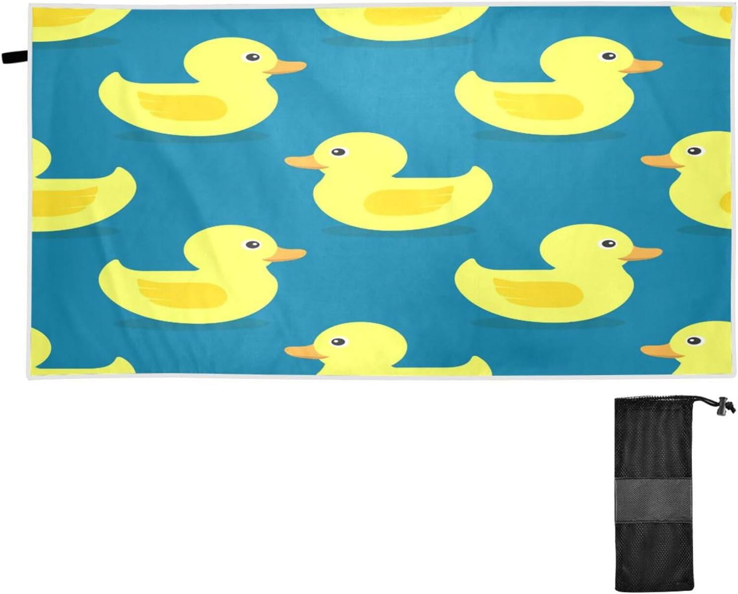 Coolnut Beach Towels Yellow Duck Camping Towels Swimming Sand Free ...