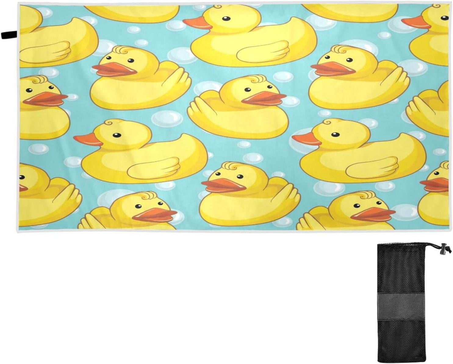 Coolnut Beach Towels Yellow Ducks Camping Towels Sand Free Beach Towel ...