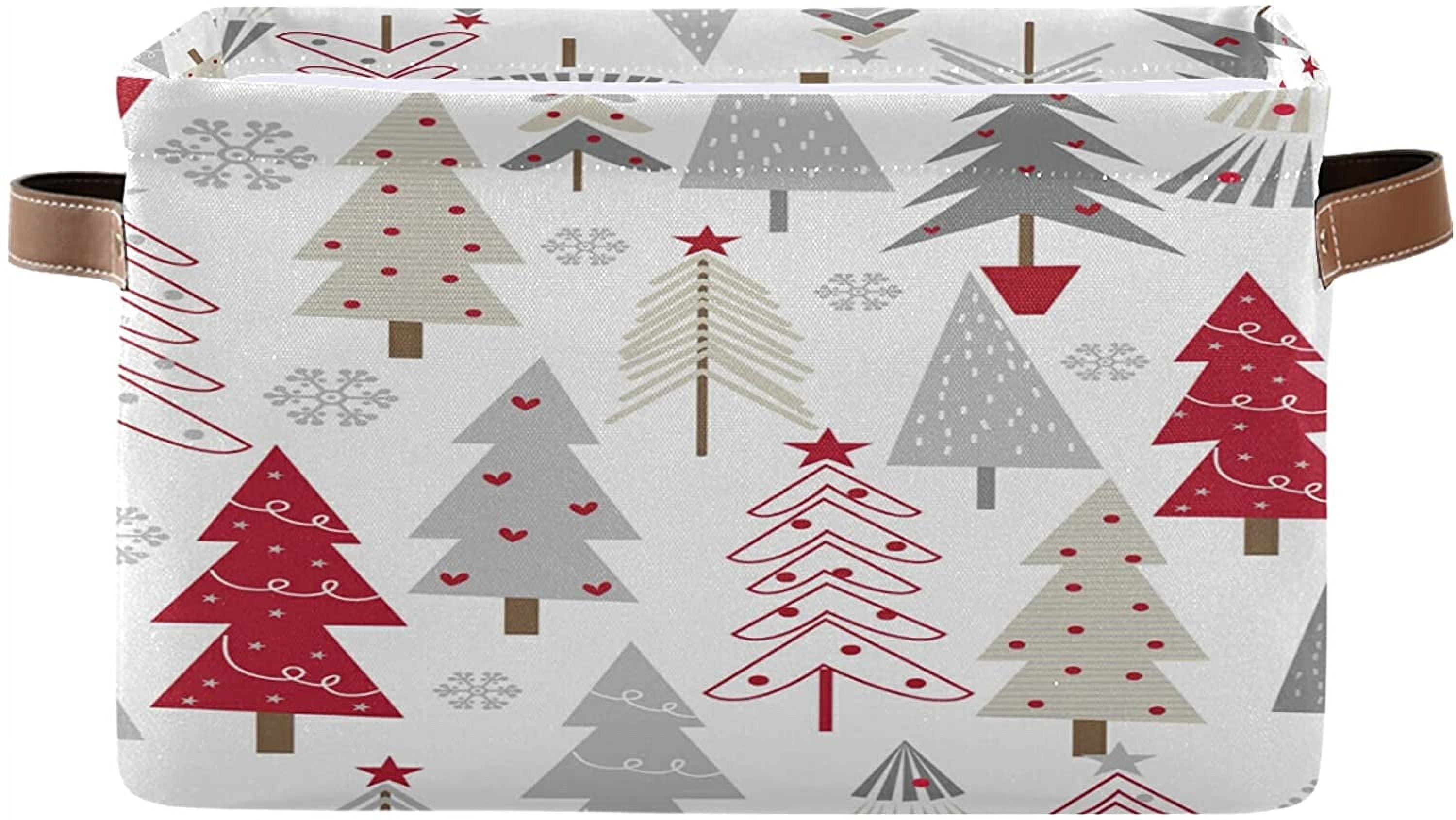 Coolnut Beautiful Christmas Tree Storage Bin for Toy Storage Basket ...