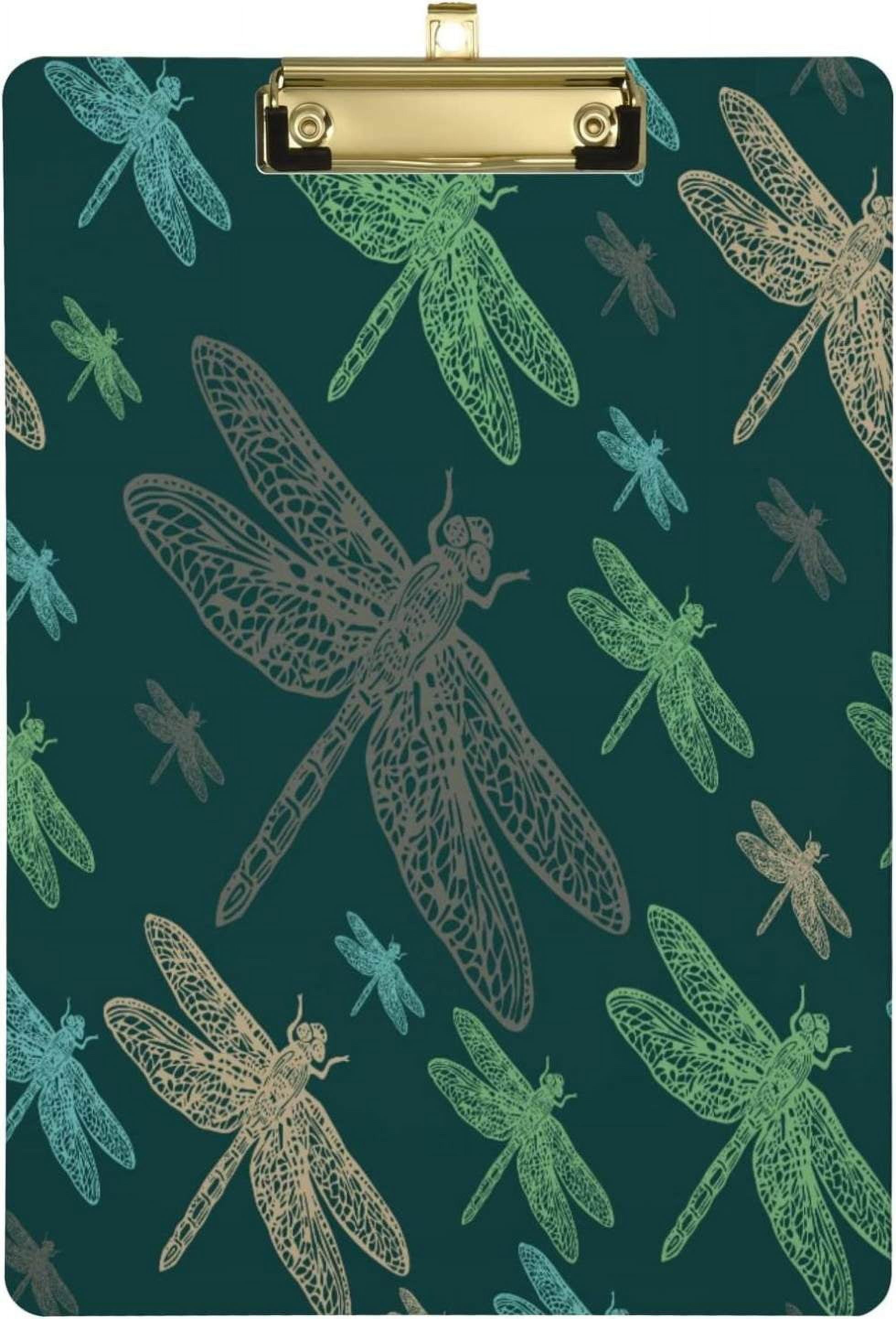 Coolnut Beautiful Dragonfly Clipboards, Fashion Design Clipboard Low ...