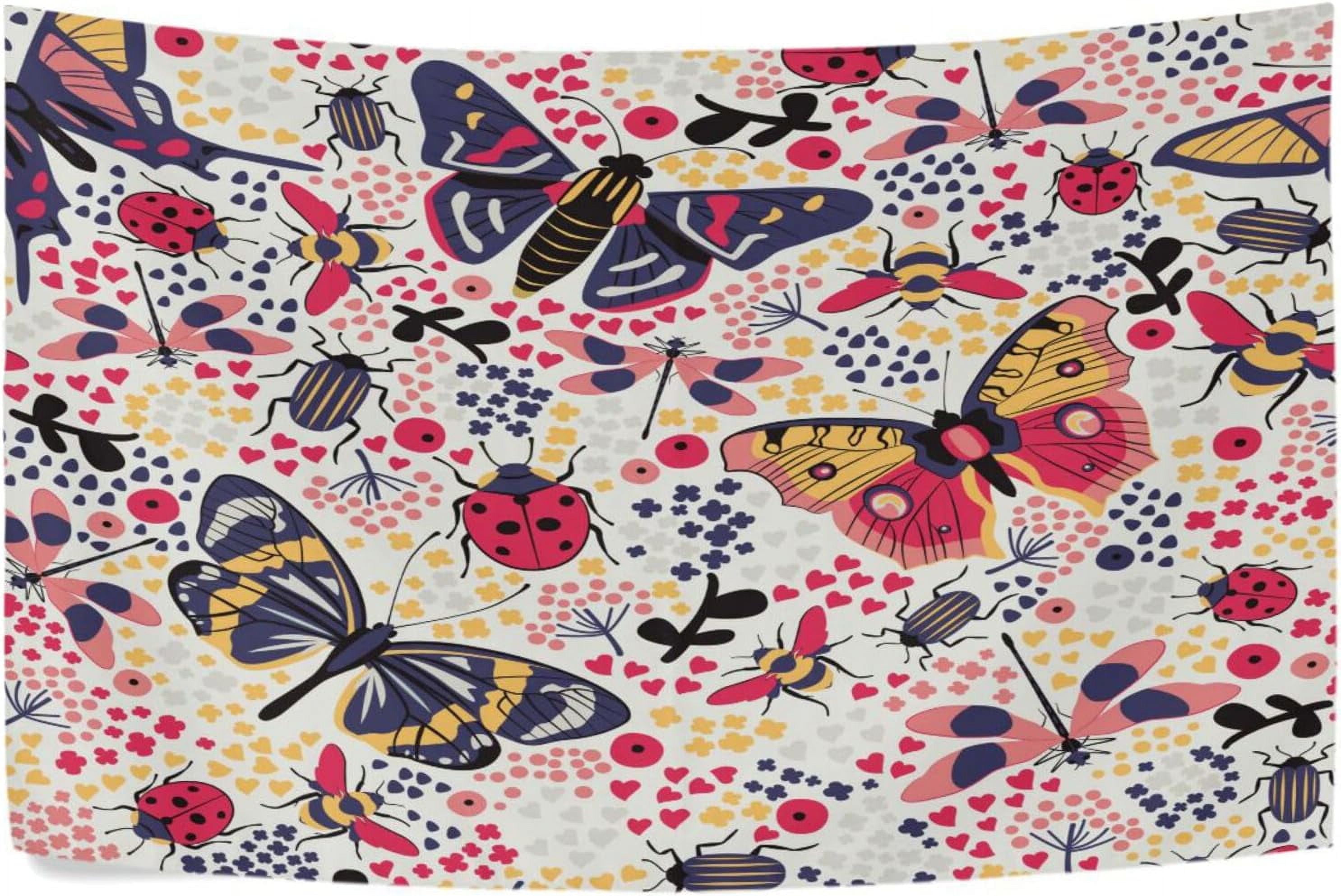 Coolnut Beautiful Dragonfly Tapestry Aesthetic Tapestry Wall Hanging 60 ...