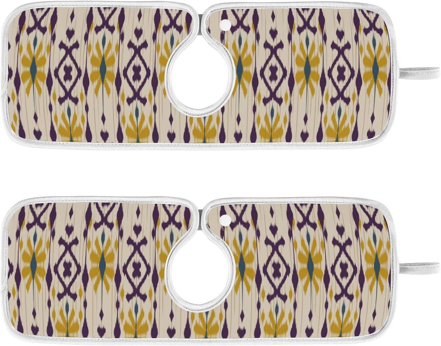 Coolnut Beautiful Ethnic Abstract Ikat Art Sink Splash Guard for Faucet ...