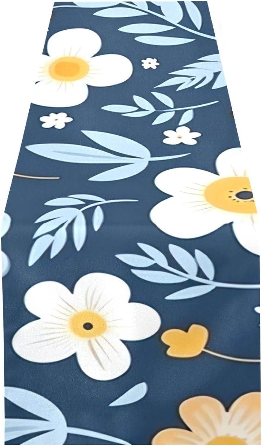 Coolnut Beautiful Little Flowers Table Runner 14x108in,Coffee Table ...