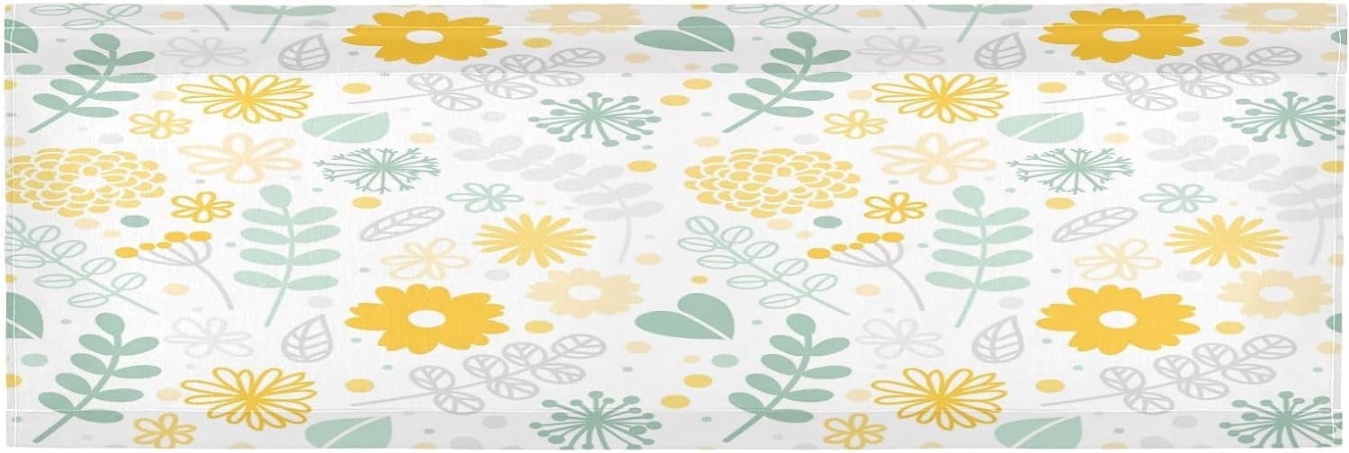 Coolnut Beautiful Spring Flower Trolley Bag Curtain Drape, 54" x 18 ...