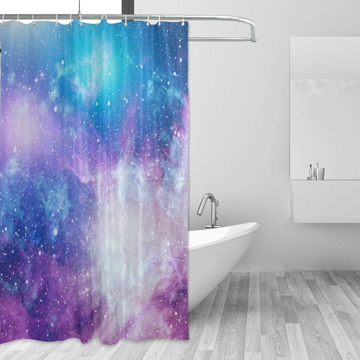 Coolnut Beauty of Universe Bath Shower Curtain Liners 72x72in 100% ...