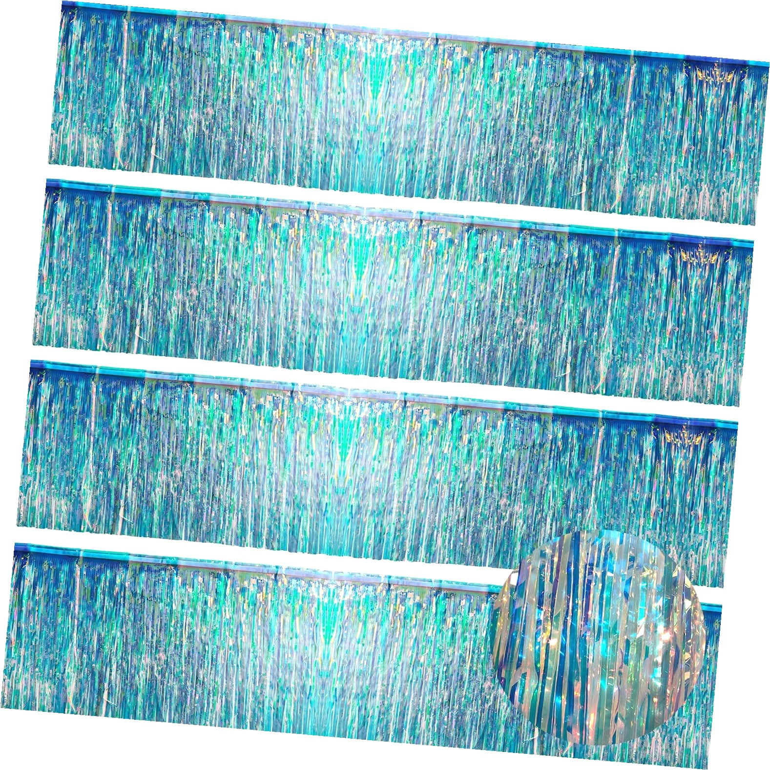 Coolnut Birthday Decorations Tinsel Garland Parade Decorations for 4 ...