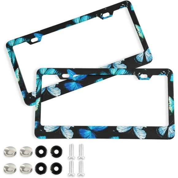 Butterfly License Plate Frame