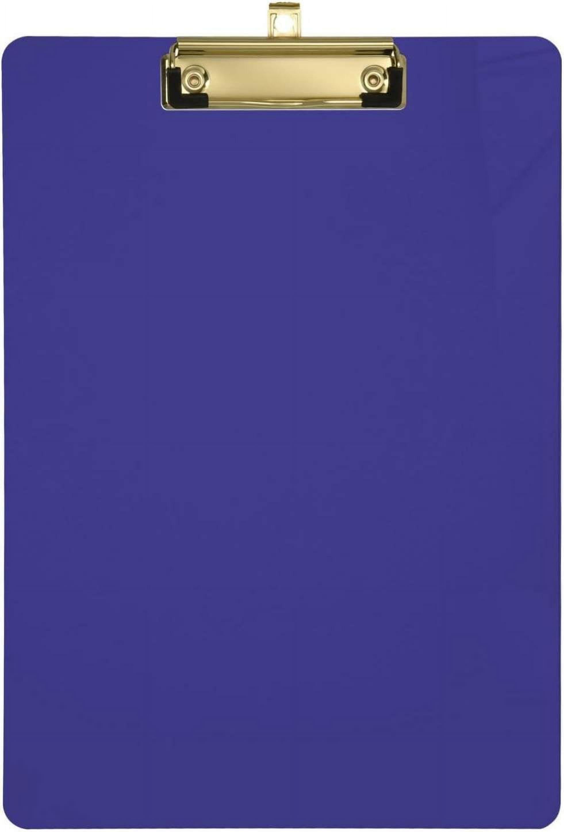 Coolnut Blue Purple Solid Color Clipboard, Acrylic Standard A4 Letter ...