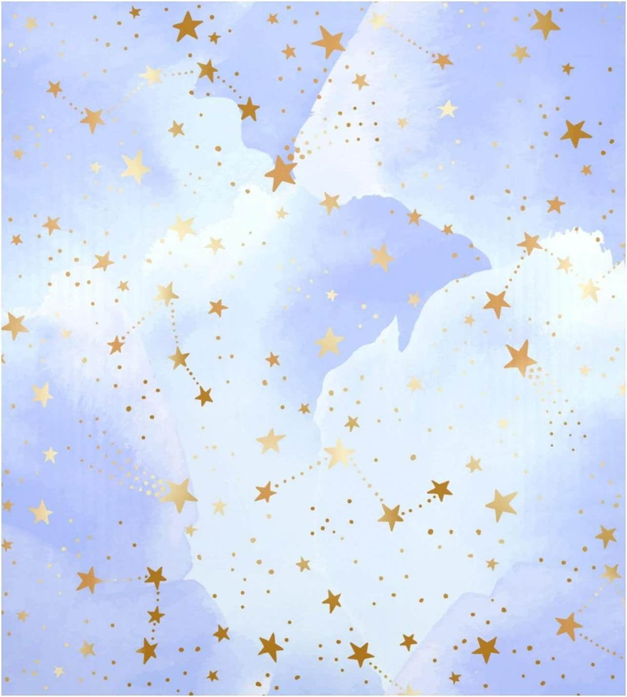 Coolnut Blue Sky and Stars Dishwasher Magnet Cover,Reusable Fridge ...