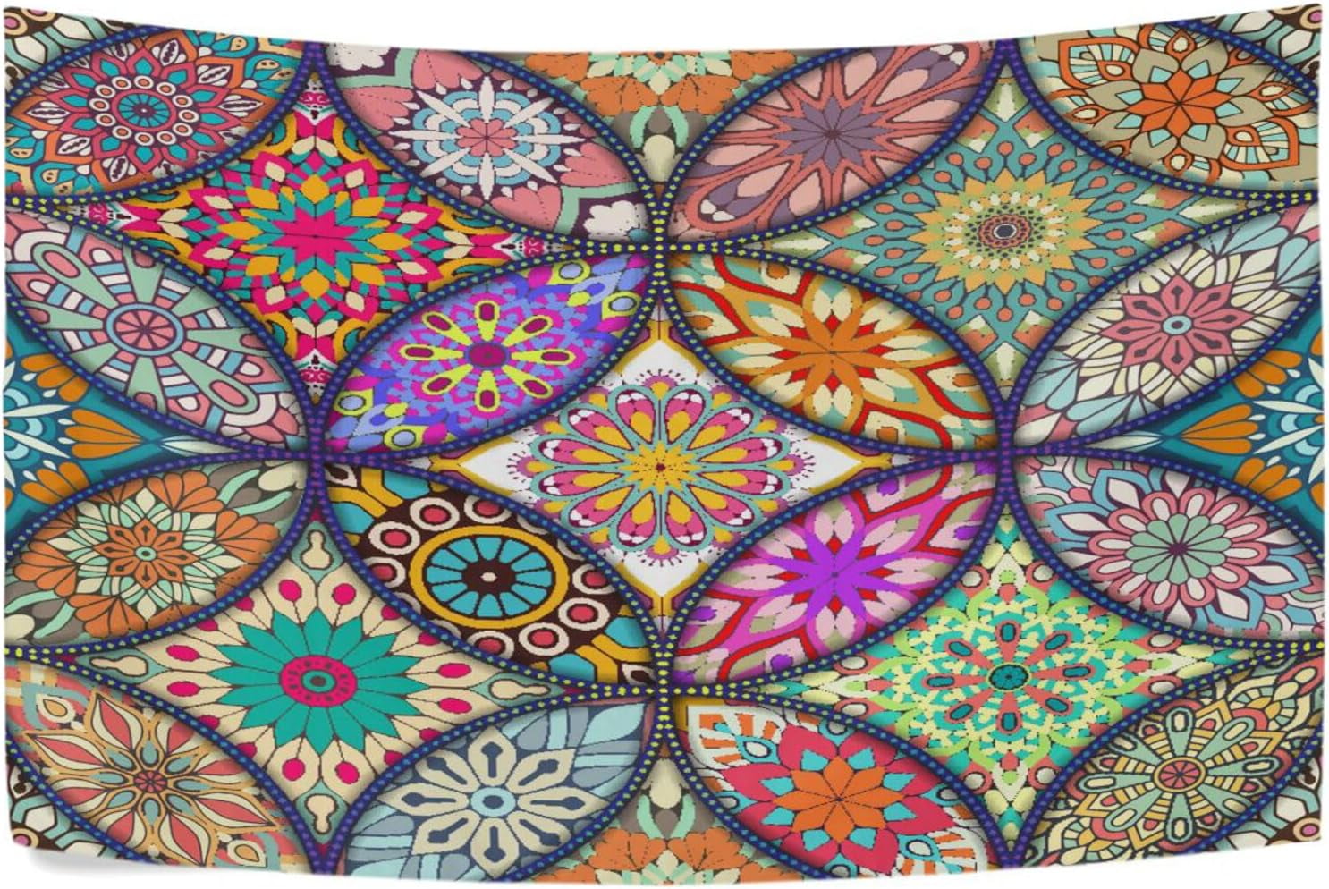Coolnut Boho Mandala Native Tapestry Aesthetic Tapestry Wall Hanging 90 ...
