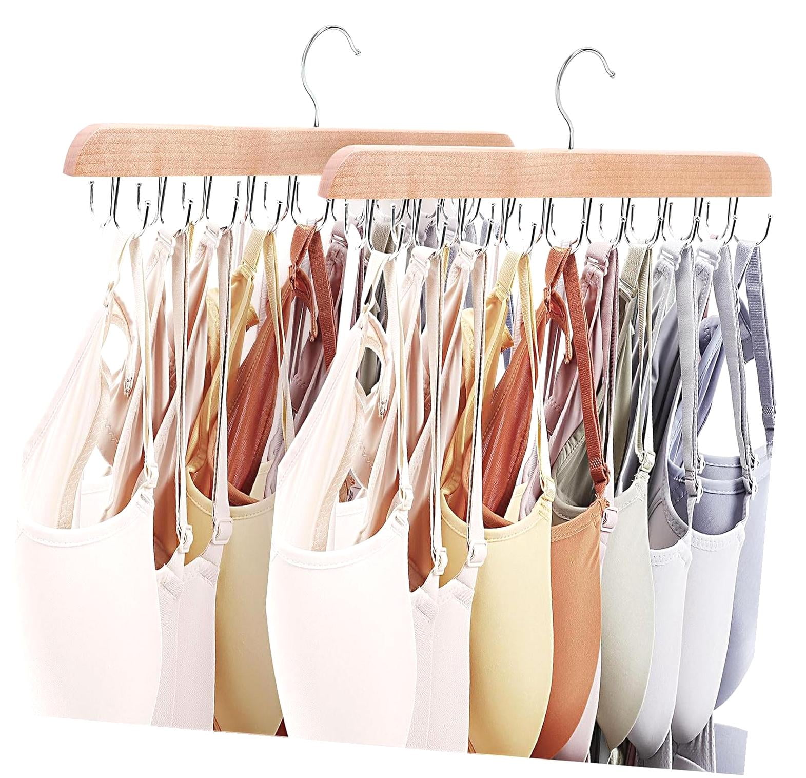 Coolnut Bra Hangers for Closet Organizer, Tank Top Hanger with 20 ...