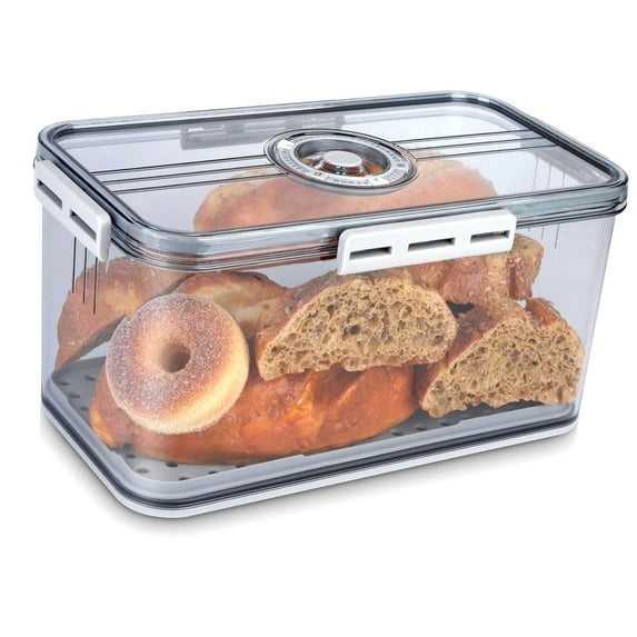 Coolnut Bread Box For Kitchen Countertop, Bread Containers Storage ...