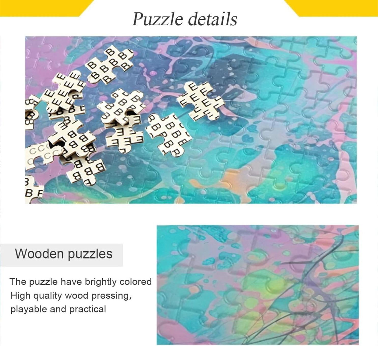 Coolnut Bright Colorful Texture Puzzles for Adults and Kids 1000 Pieces ...