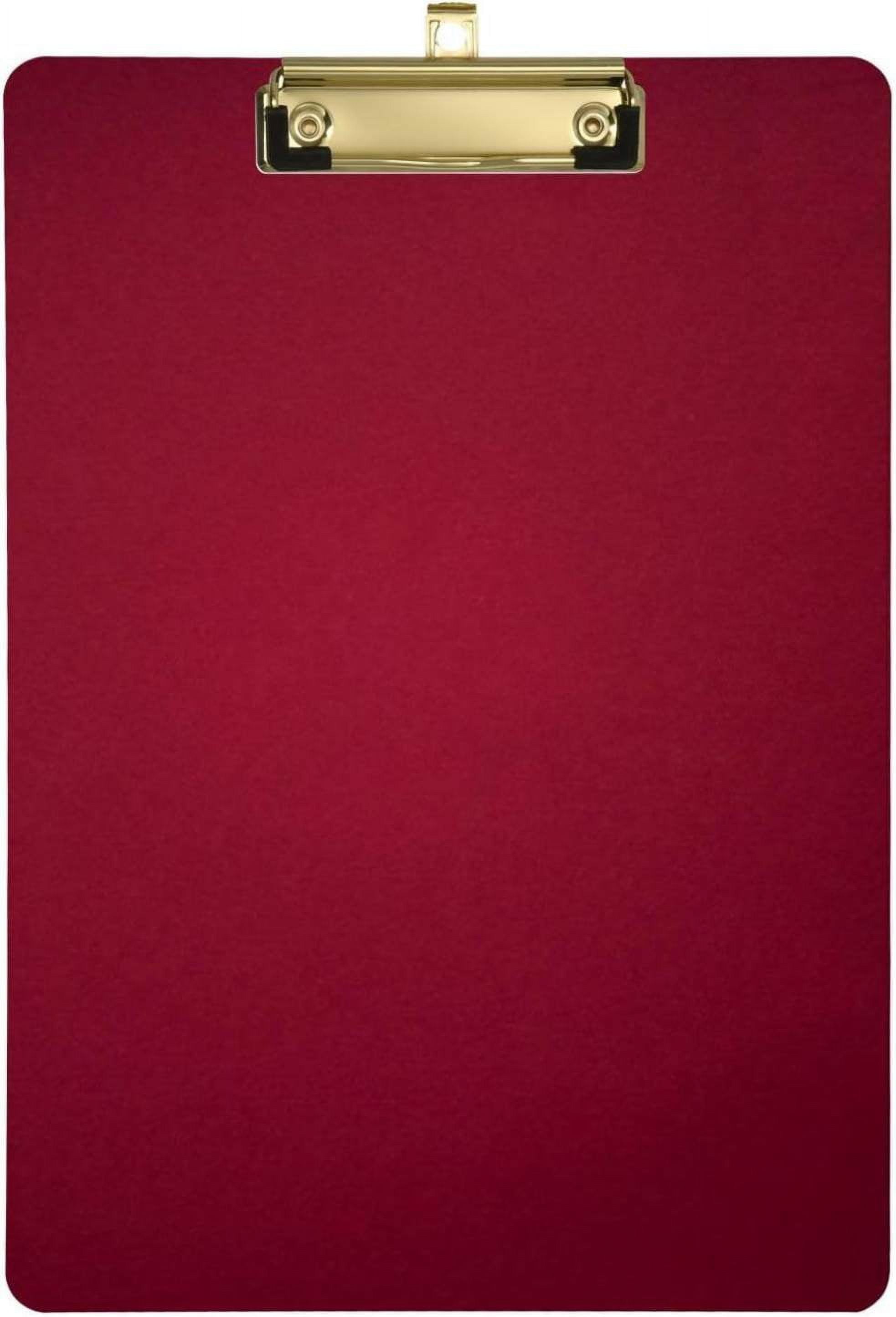 Coolnut Burgundy Red Solid Color Clipboard, Acrylic Standard A4 Letter ...