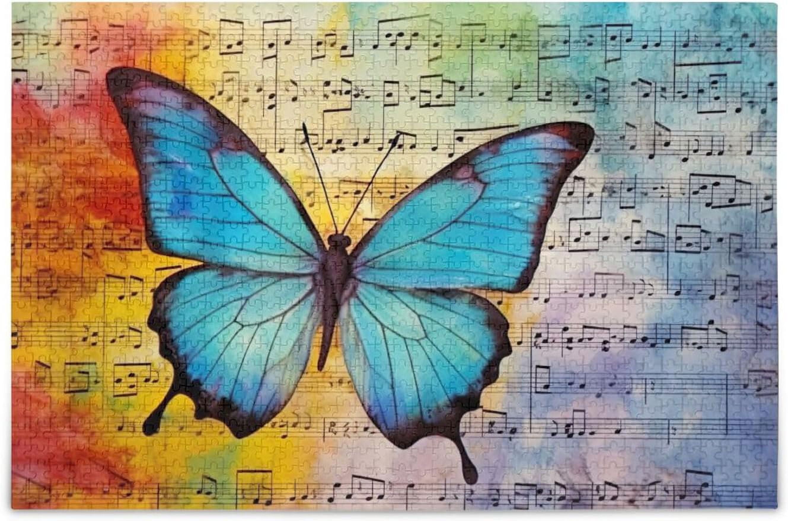 Coolnut Butterfly Musical Note Jigsaw Puzzles for Adults 500 Piece ...