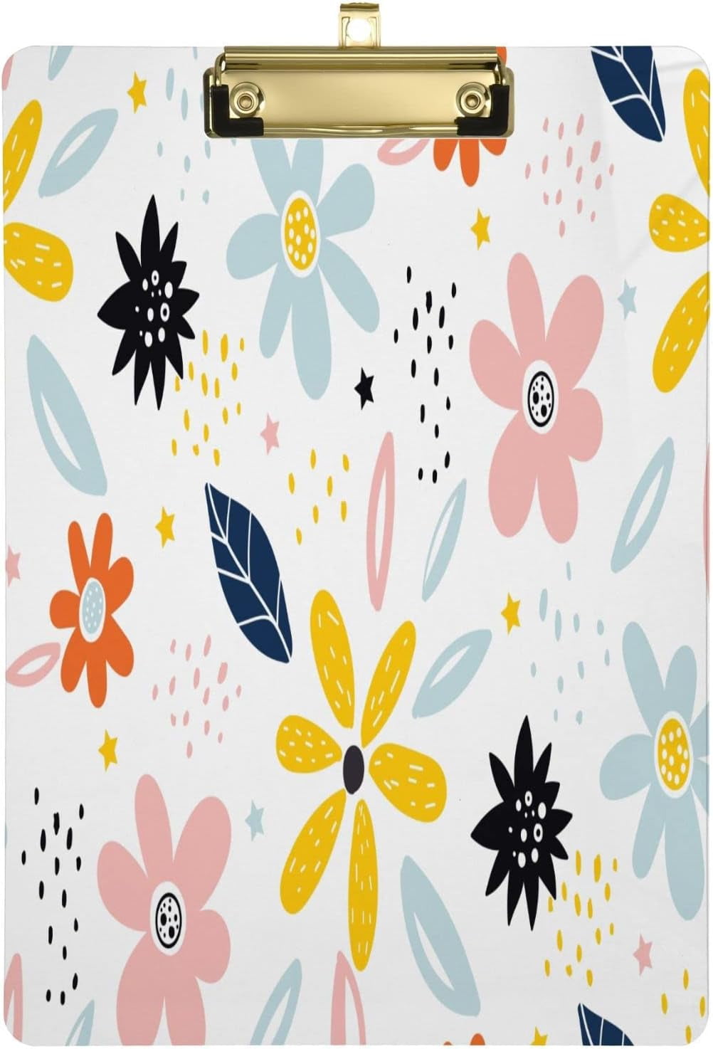 Coolnut Cartoon Colored Flowers Clipboard,Standard A4 Letter Size ...