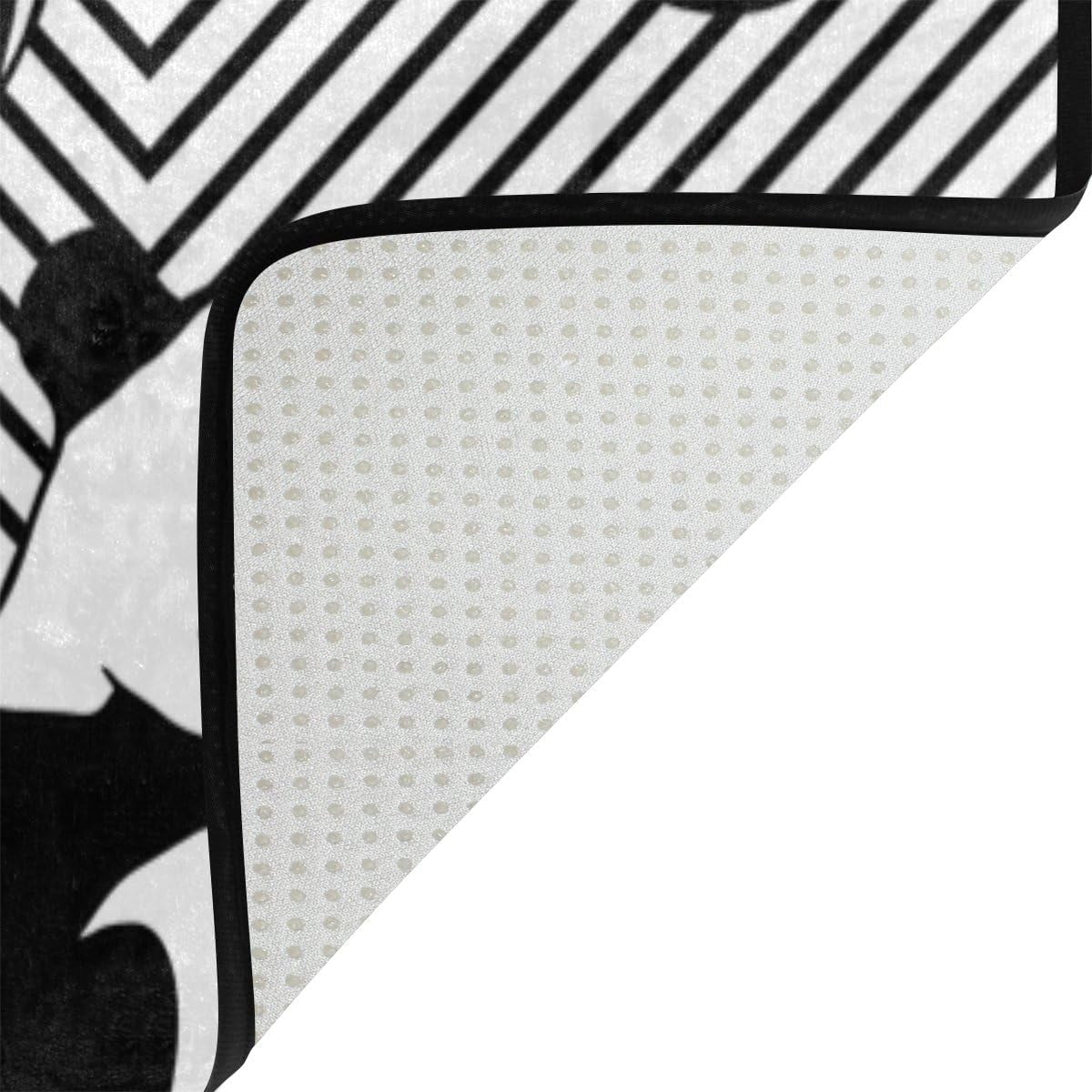 Coolnut Cartoon Panda Area Rug Pad - 80 x 58 inch - 100% Light Weight ...