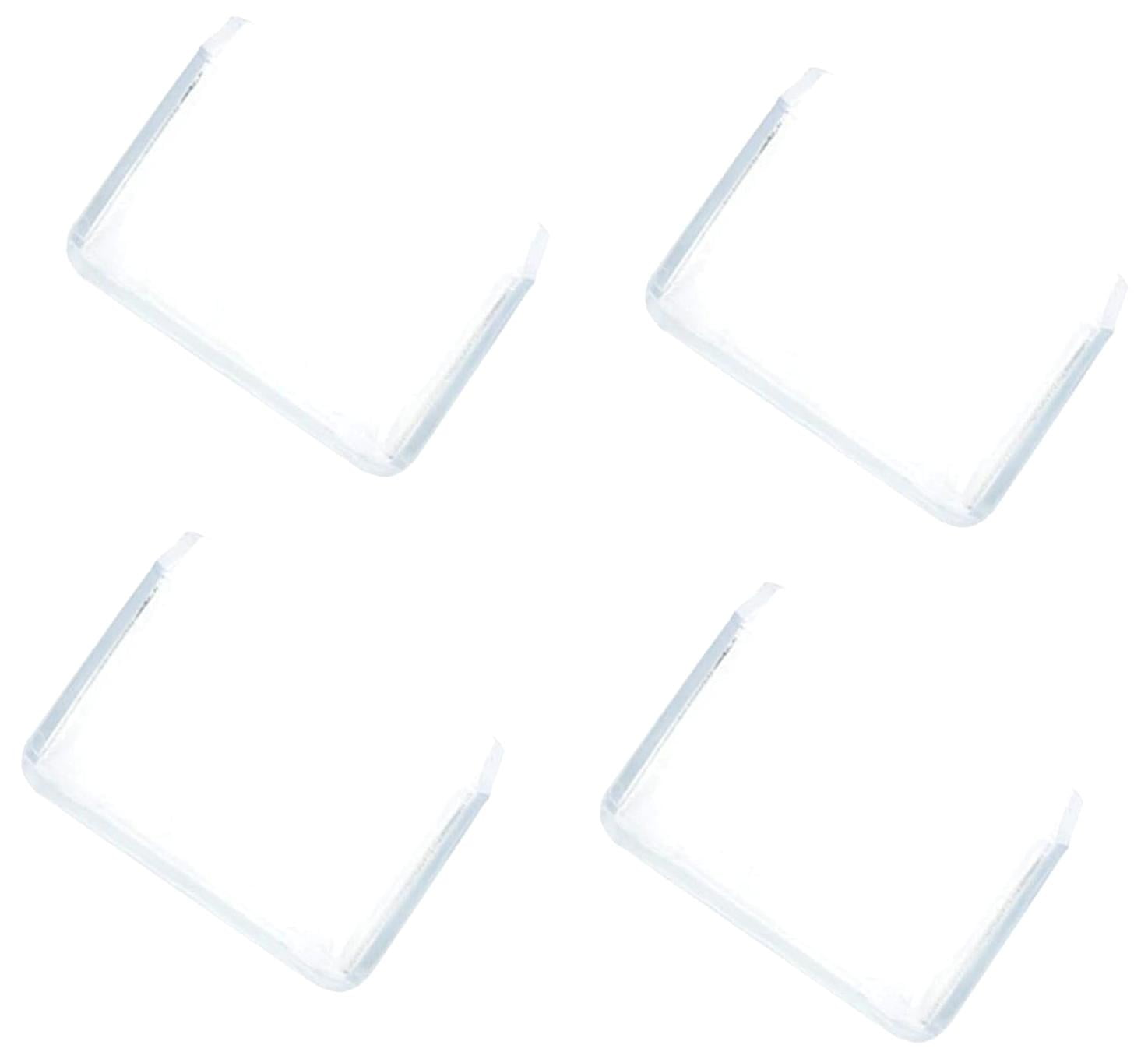 Coolnut Chair Leg End Caps (38mm x 25mm) 4 Pieces, Rectangular PVC ...