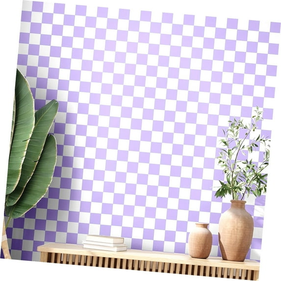 Coolnut Checkered and Stick Wallpaper 70s Retro Funky Checkered Contact ...