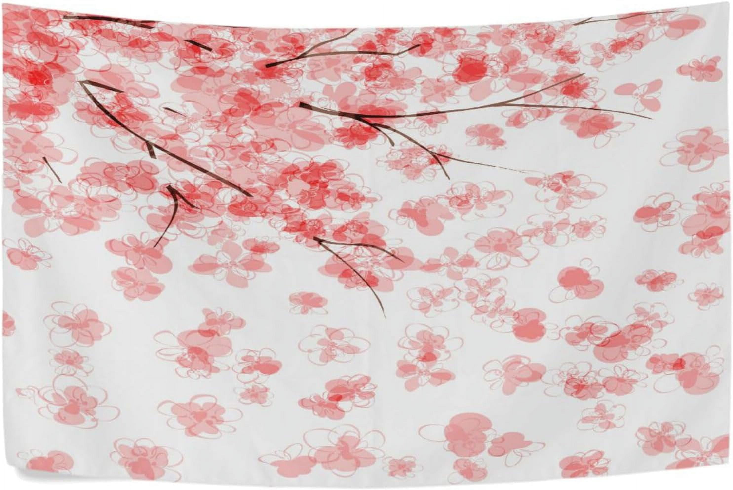 Coolnut Cherry Blossom Tapestry Aesthetic Tapestry Wall Hanging 60" x ...