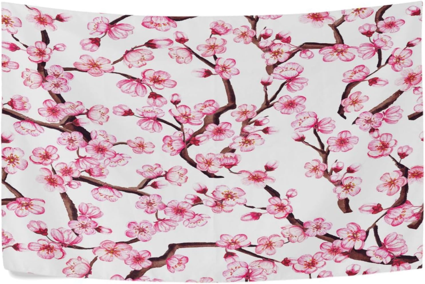 Coolnut Cherry Blossom Tapestry Aesthetic Tapestry Wall Hanging 80" x ...