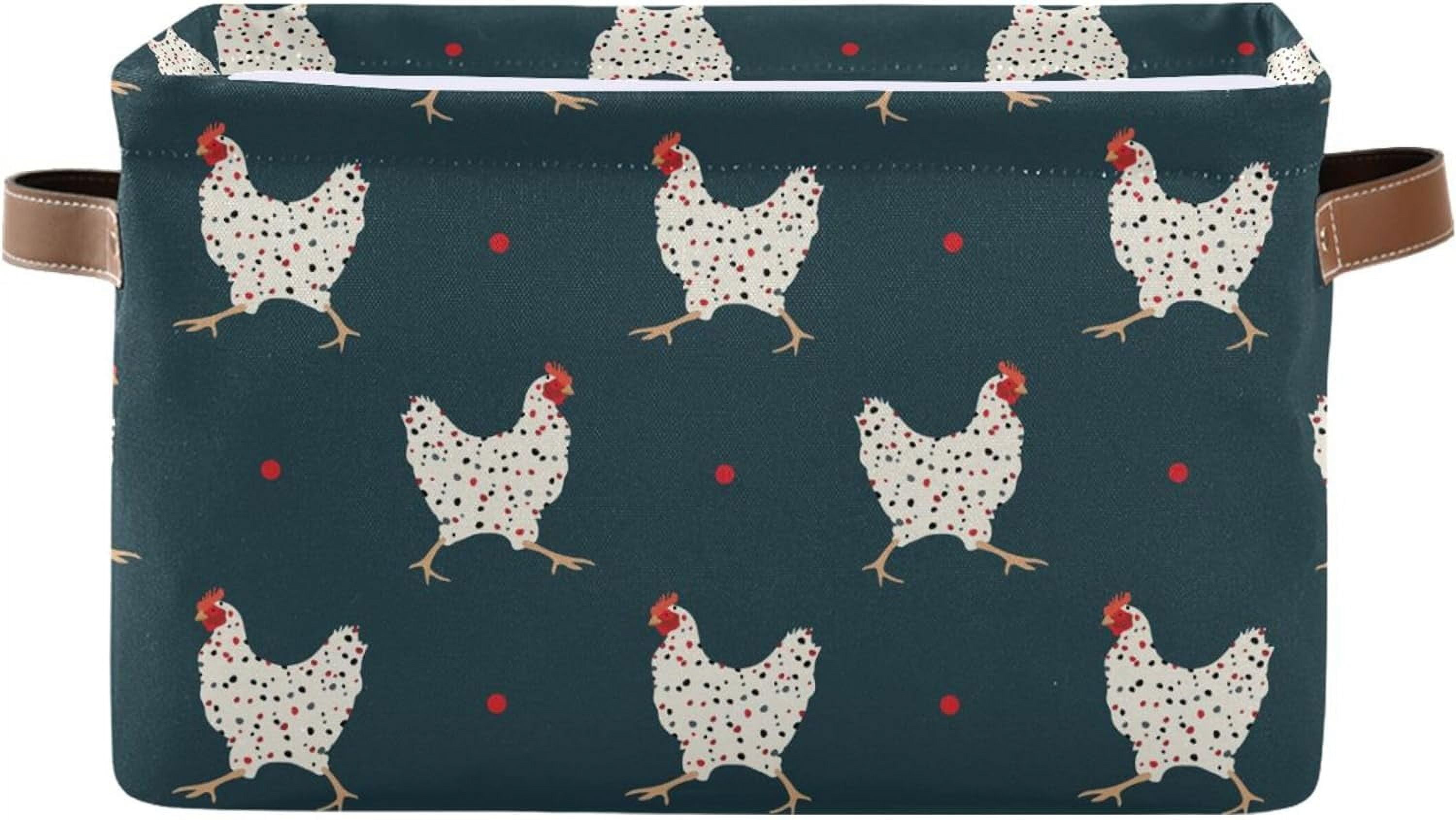 Coolnut Chicken Storage Cubes Organizer with Handles, Foldable Storage ...