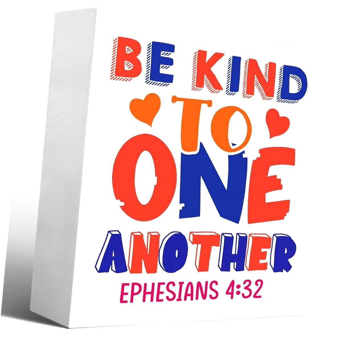 Coolnut Christian Motivational Wooden Block Sign Classroom Shelves ...