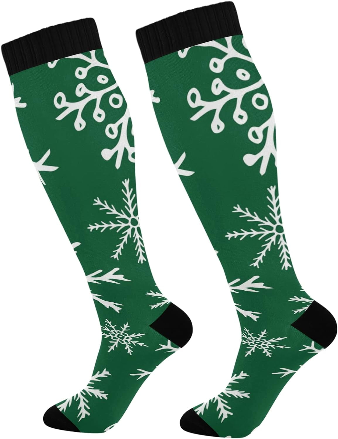 Coolnut Christmas Compression Socks, 1 Pack Women Men Long Stocking (20 ...