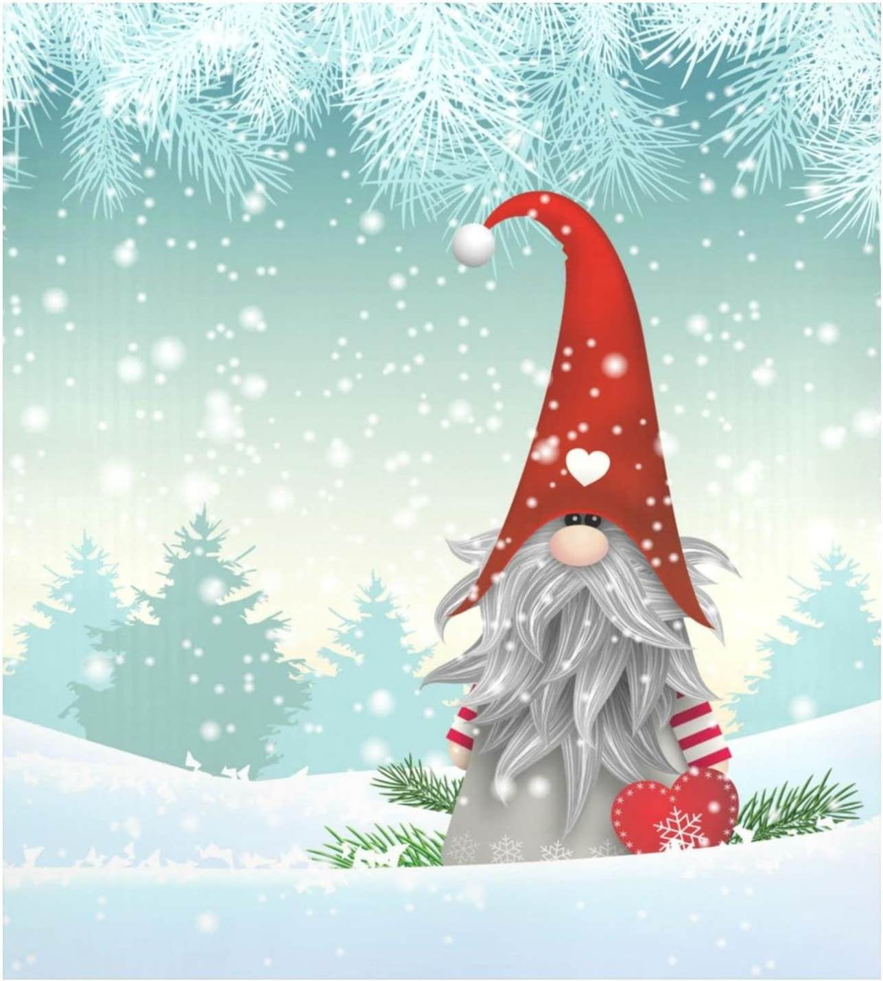 Coolnut Christmas Gnome Snowflake Dishwasher Magnet Cover, Kitchen ...