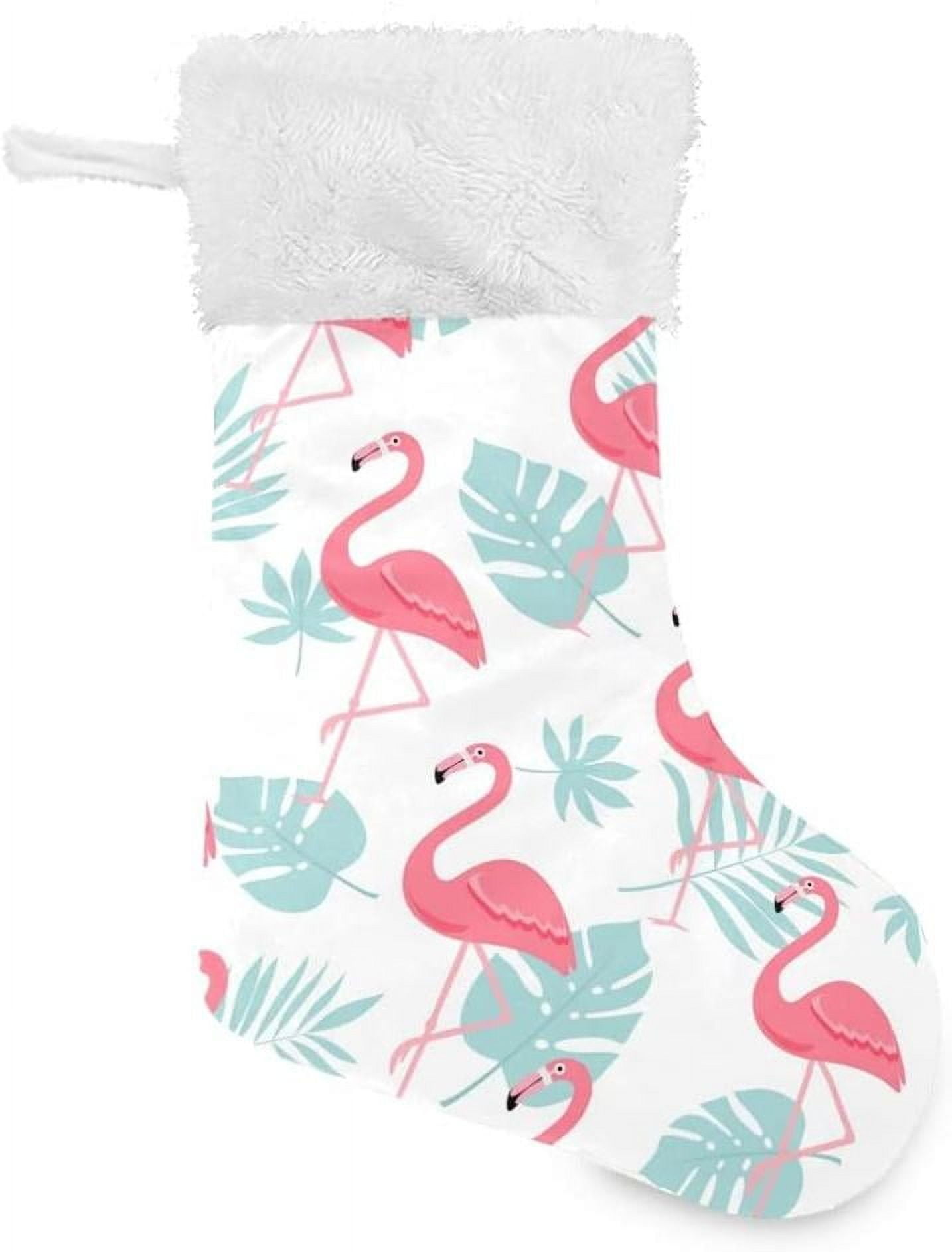 Coolnut Christmas Stocking Personalized Flamingo Large Candy Stocking ...