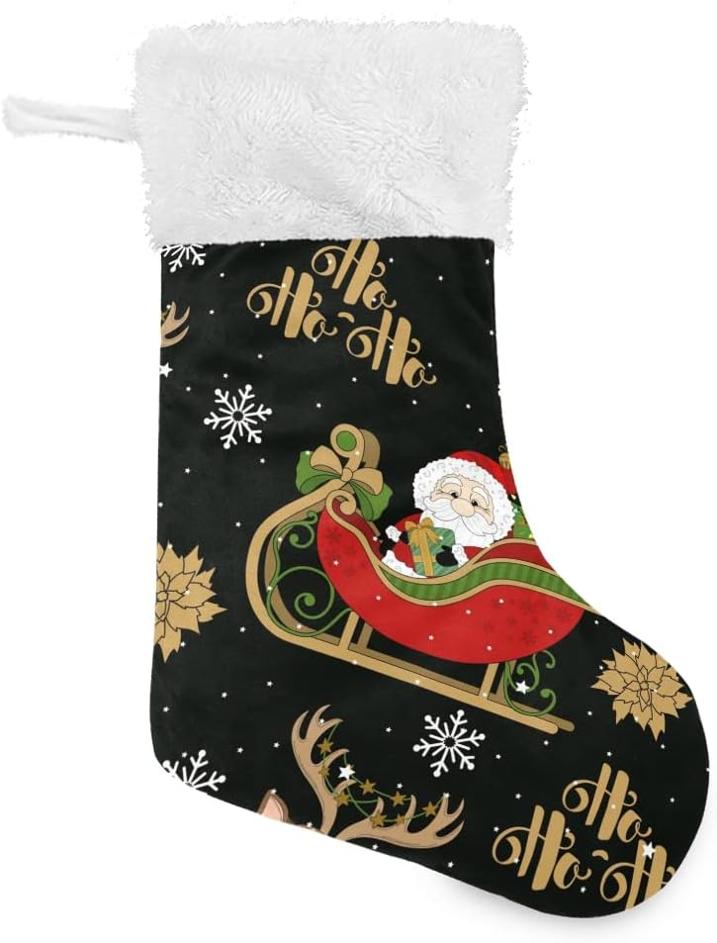 Coolnut Christmas Stocking Personalized Christmas Santa Large Candy ...
