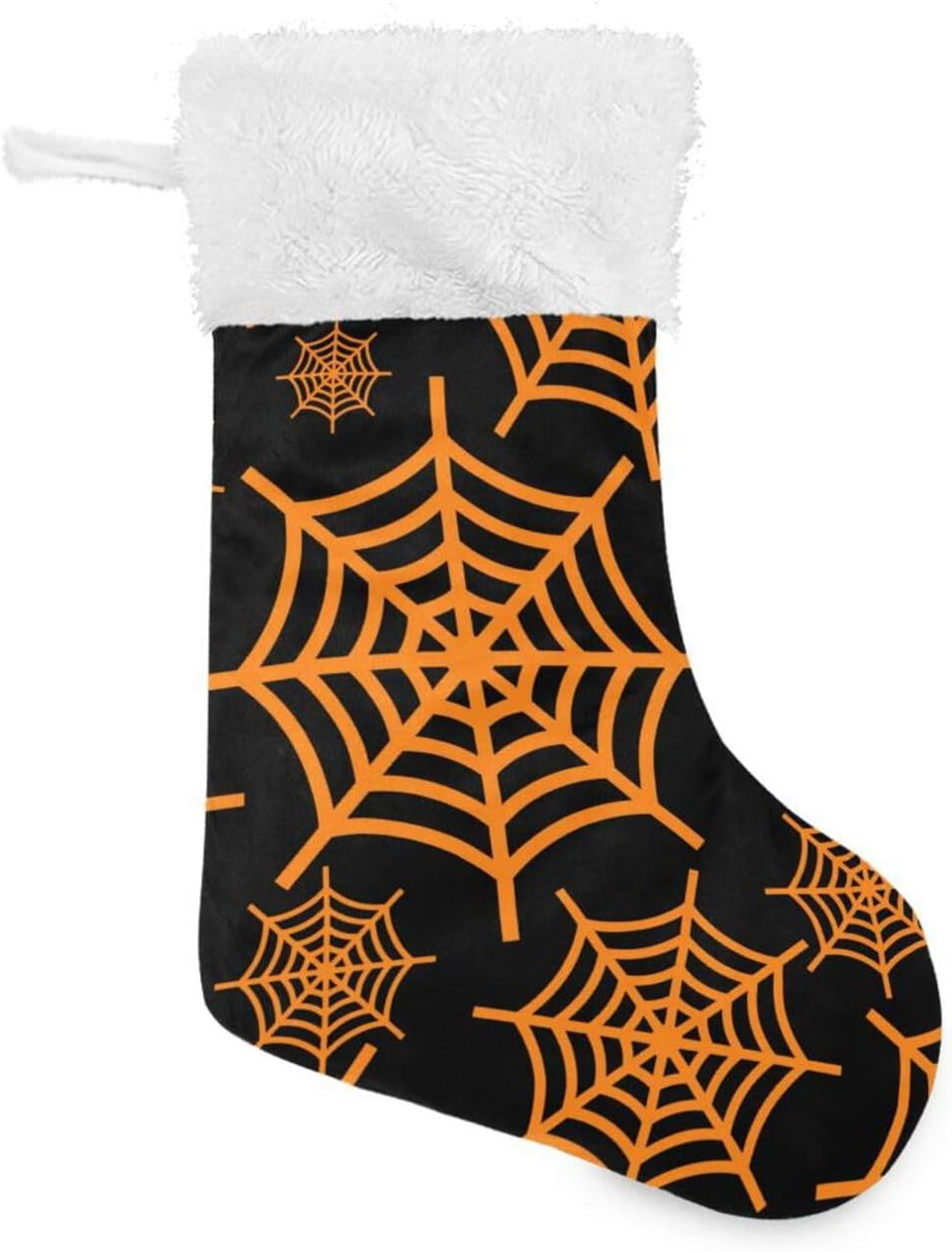 Coolnut Christmas Stocking Set of 2, Halloween Ghost Spider Xmas ...