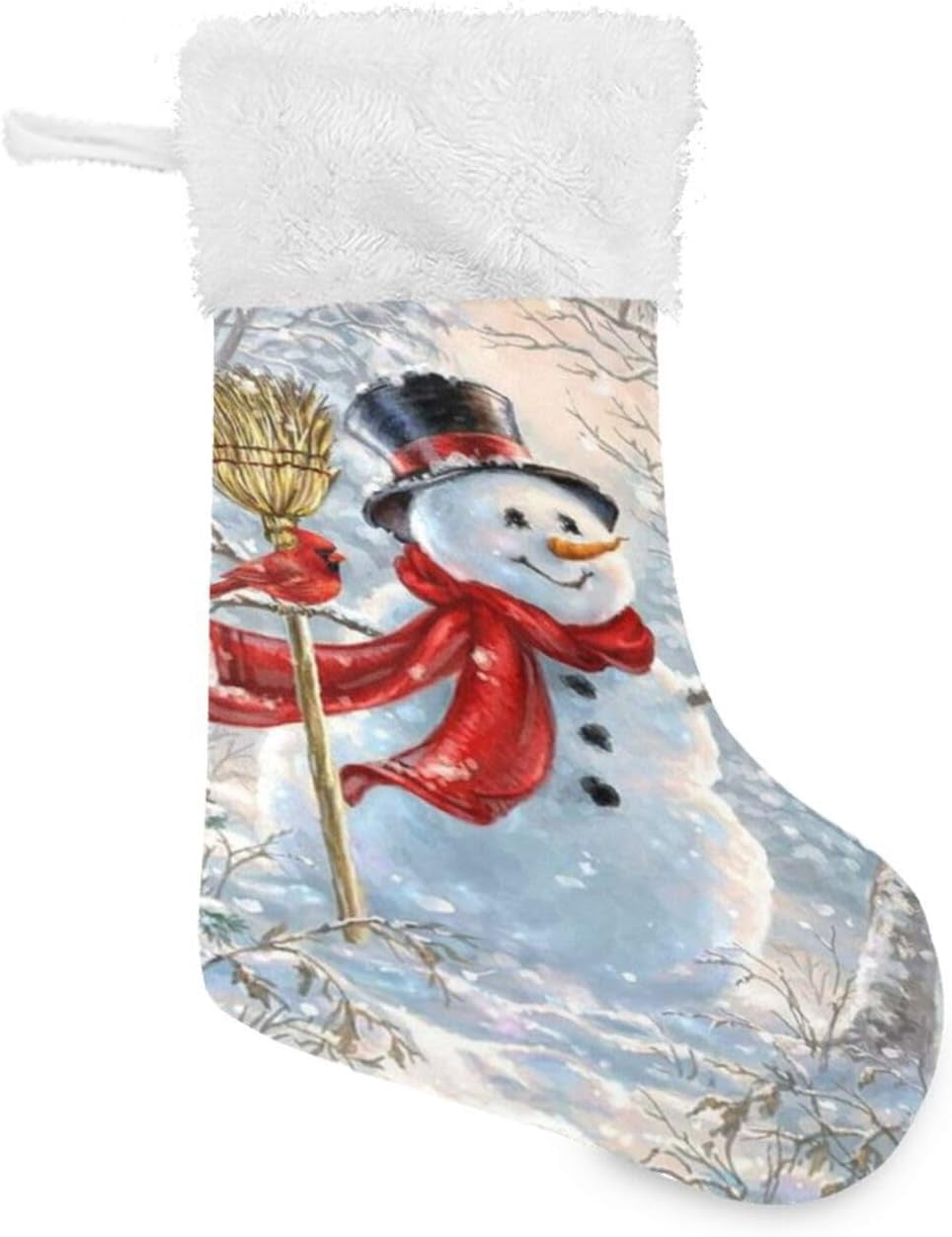 Coolnut Christmas Stockings 17.7 inch Christmas Snowman Cardinal Xmas ...