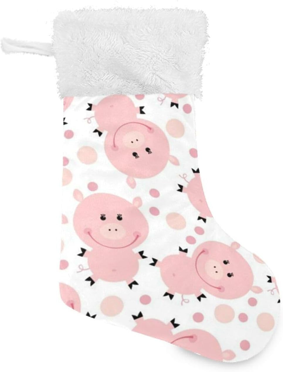 Coolnut Christmas Stockings, 2 Pack 17 Inches Pigs Pink Large Size Xmas ...
