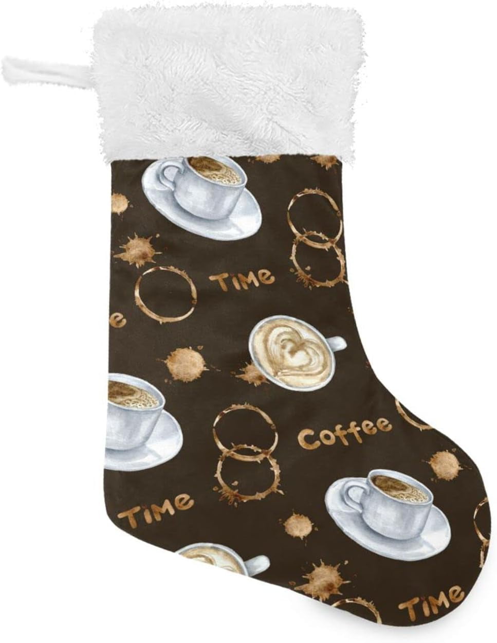 Coolnut Christmas Stockings 2Pack Watercolor Coffee Mug Pattern Circles ...