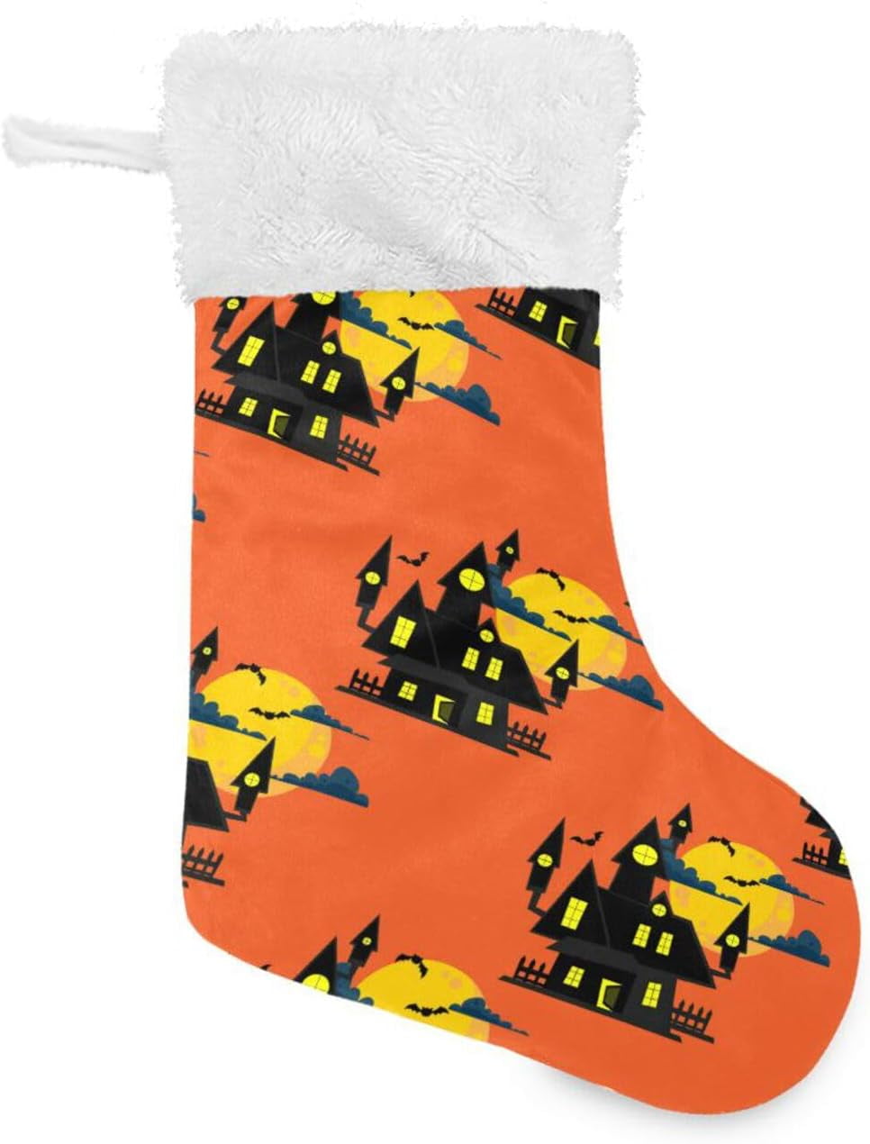 Coolnut Christmas Stockings Halloween Haunted House Orange , 1 Pack 17. ...