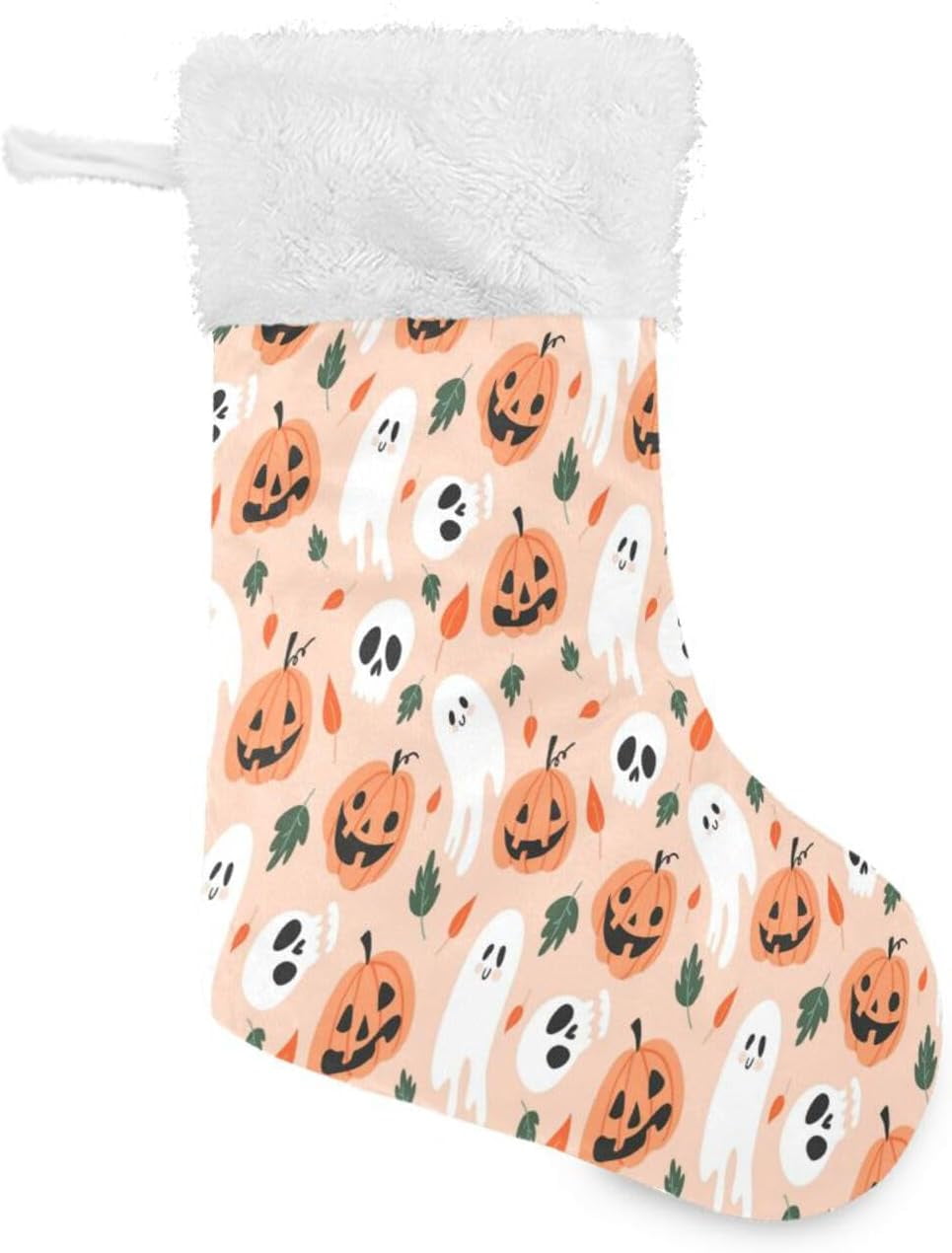 Coolnut Christmas Stockings Halloween Spooky 2Pack 17" Xmas Fireplace ...