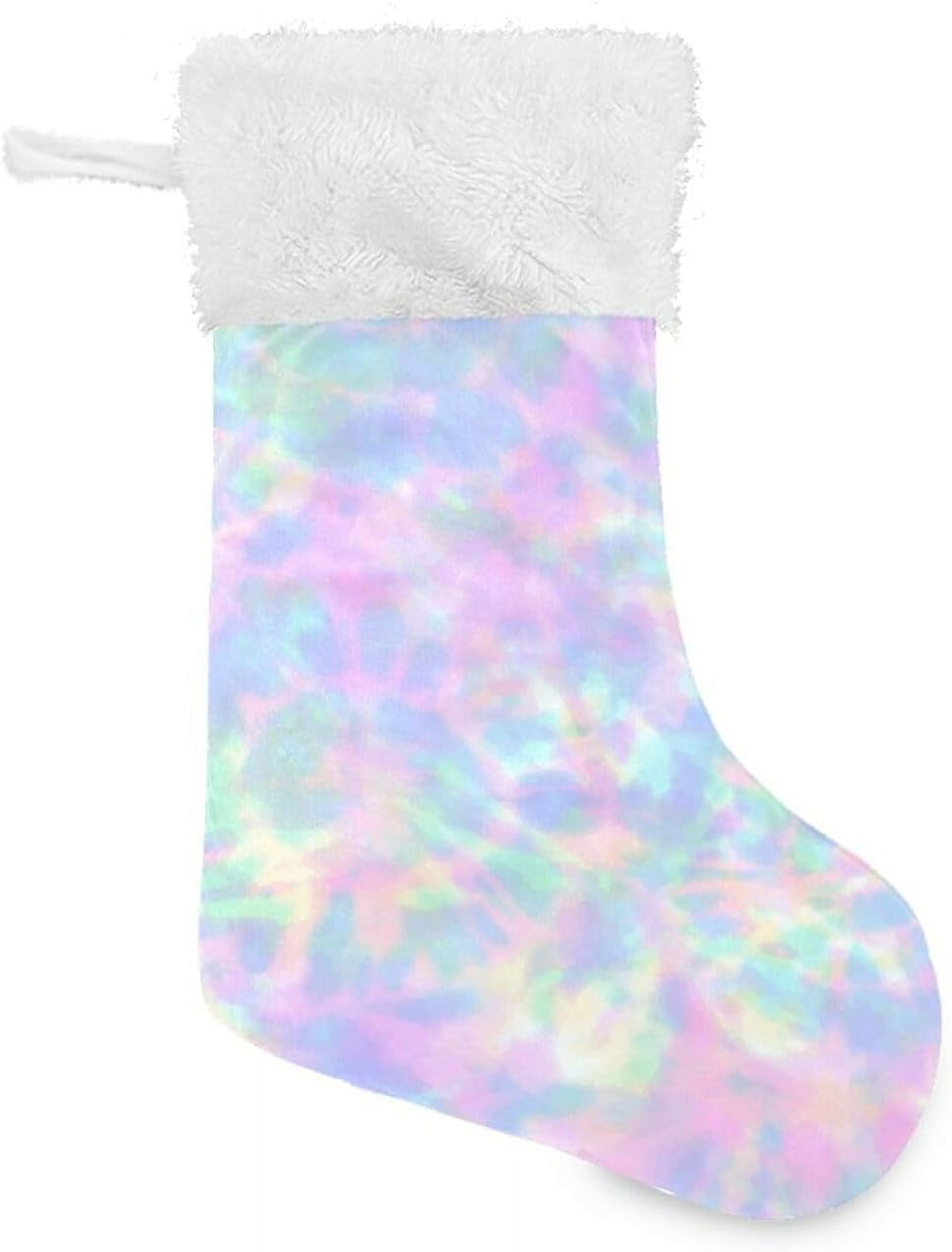 Coolnut Christmas Stockings Tie Dye Shibori , 1 Pack 17.7" Xmas ...