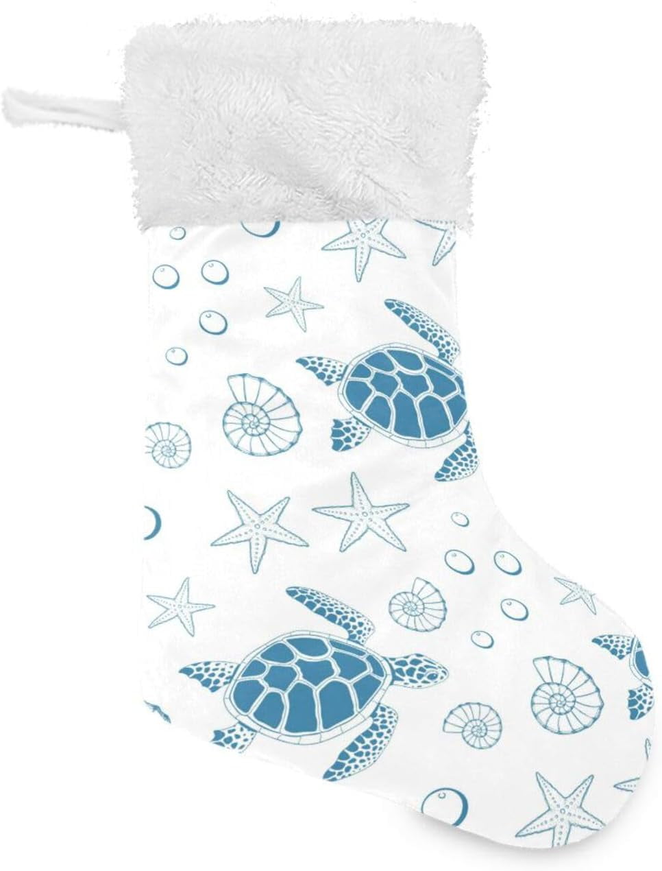 Coolnut Christmas Stockings Turtle Sea Stars and Shells 2Pack 17" Xmas ...
