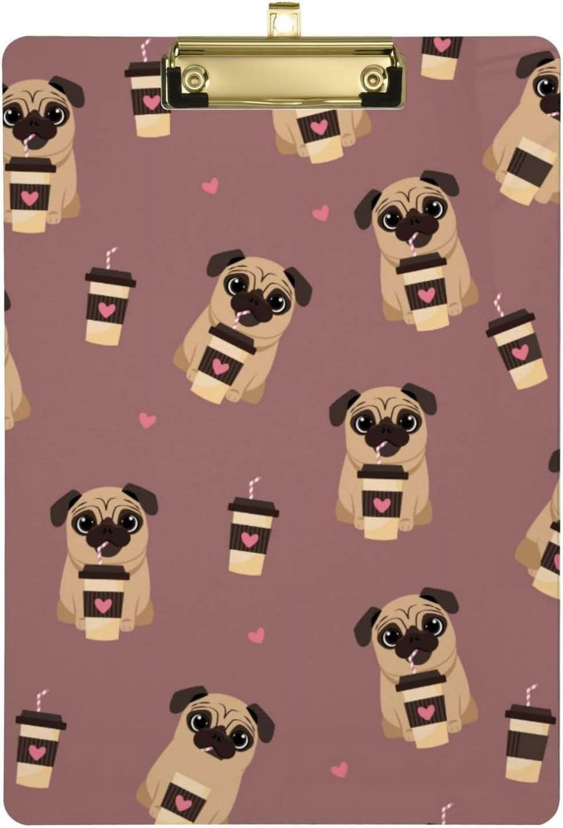 Coolnut Coffee Theme Clipboard, Acrylic Standard A4 Letter Size Clip ...